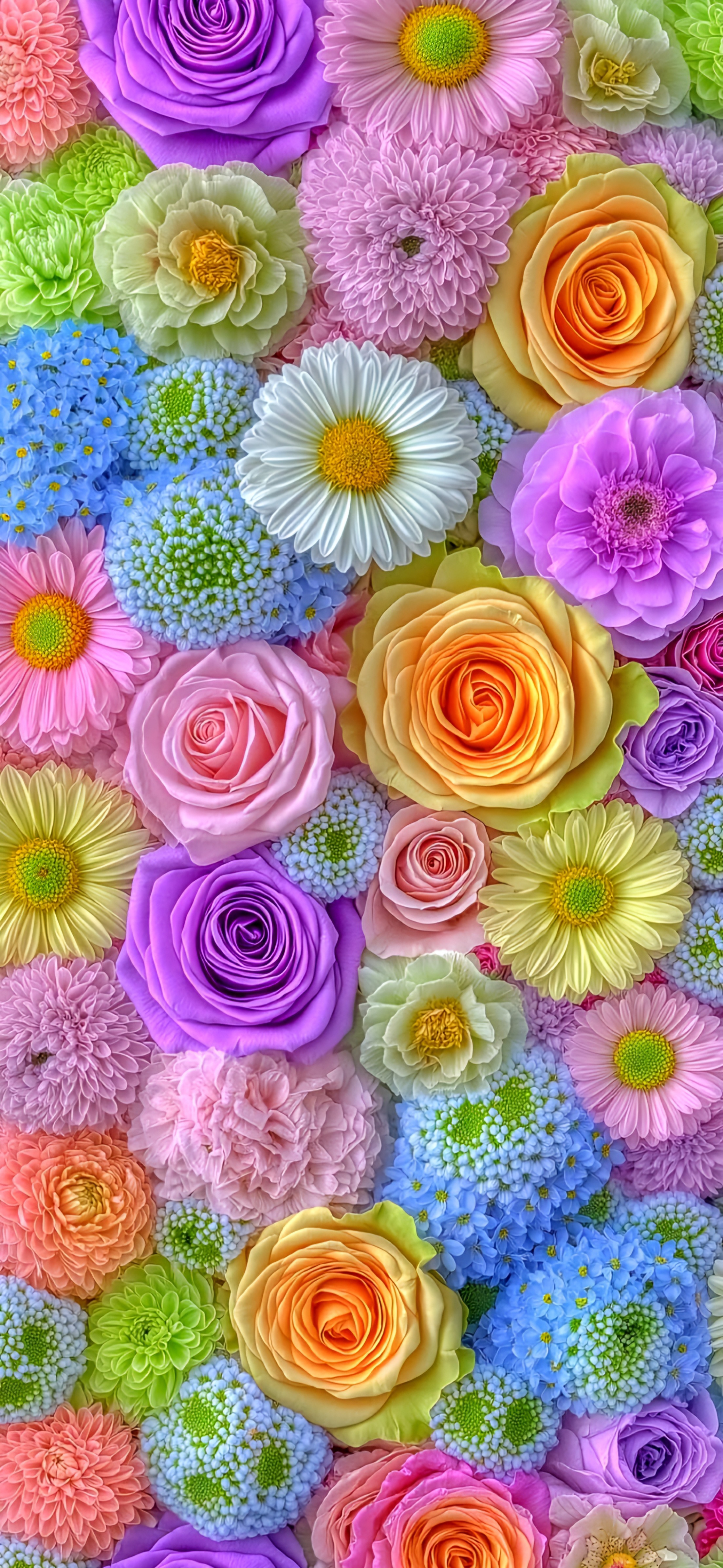 Bright Flowers Wallpaper