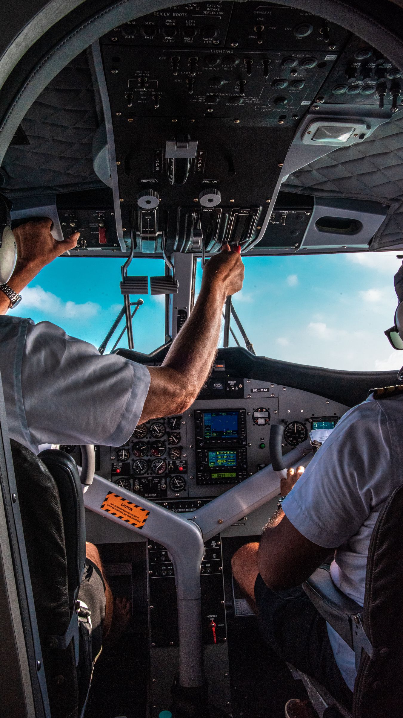 Download wallpaper 1350x2400 airplane, cockpit, pilots, control iphone ...