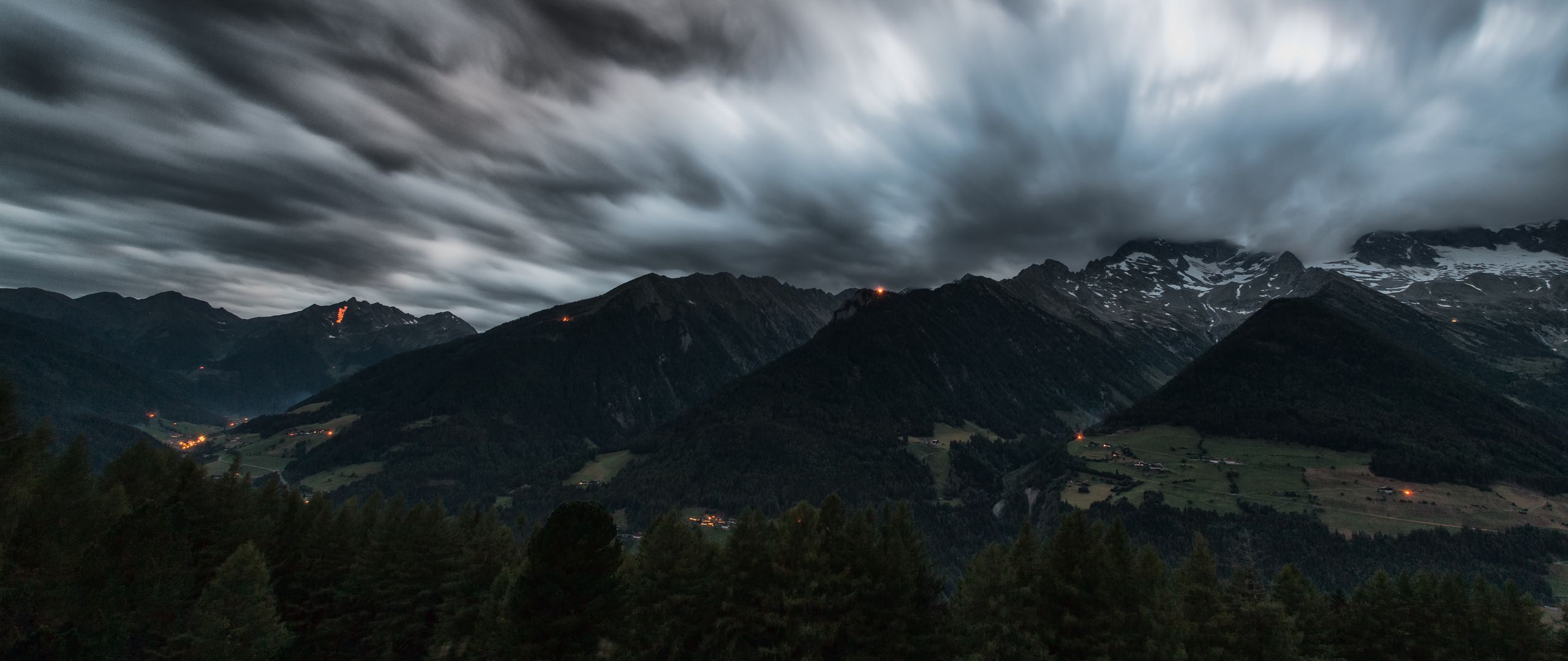 Download wallpaper 2560x1080 alps, mountains, clouds dual wide 1080p hd ...