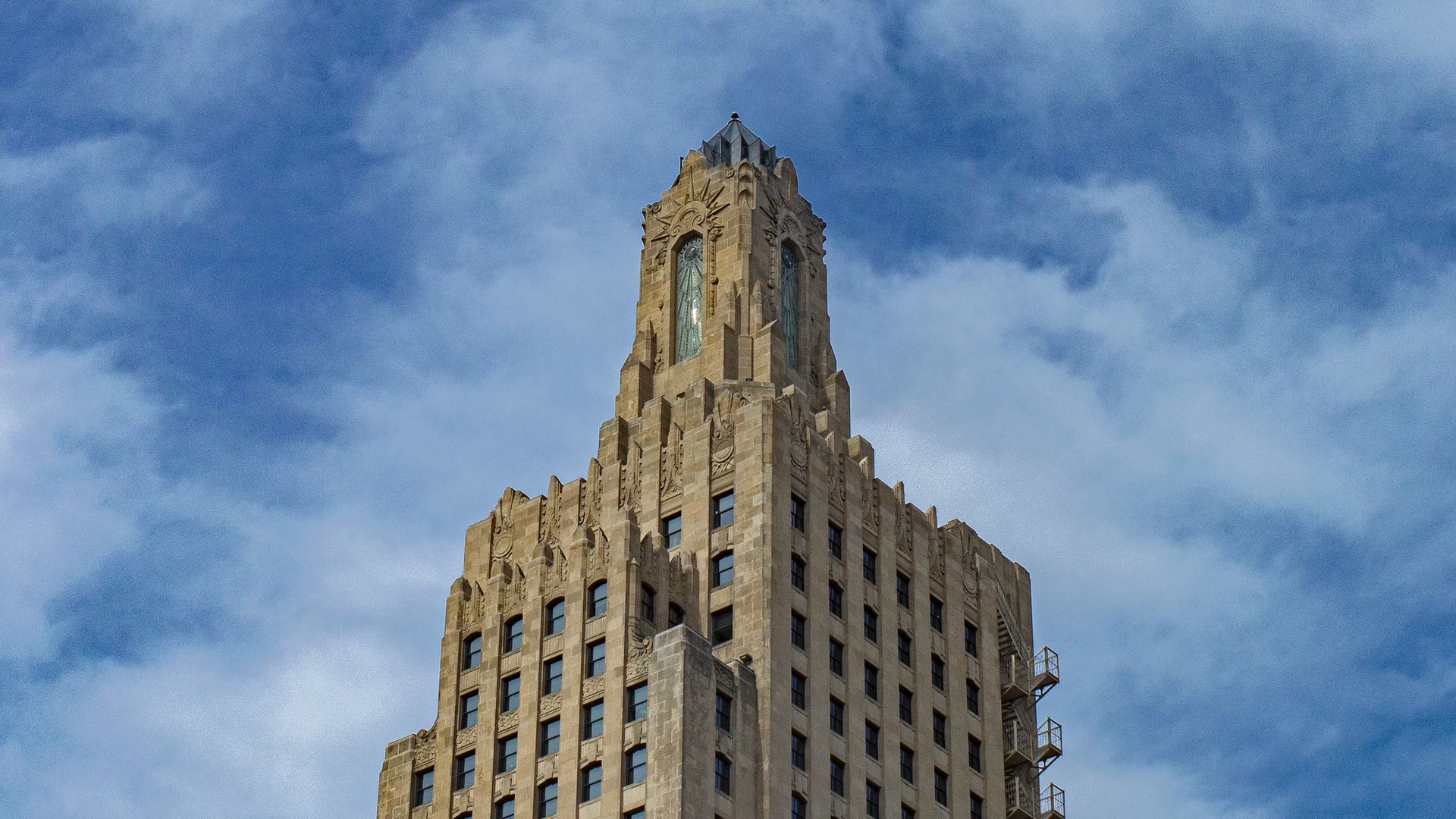 Download wallpaper 1920x1080 architecture, building, facade, sky full ...