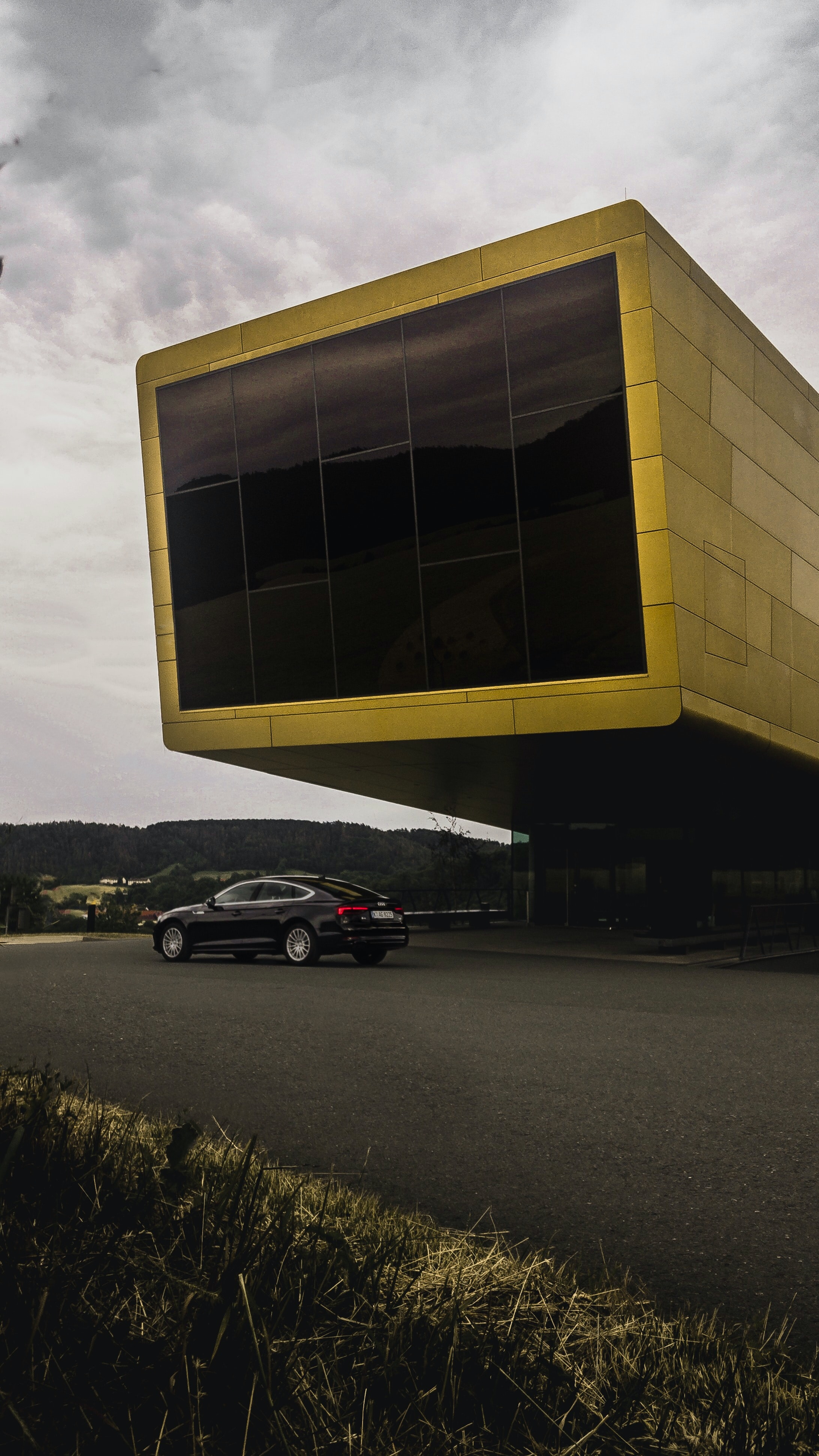 Download wallpaper 2185x3884 audi, car, building, architecture hd ...