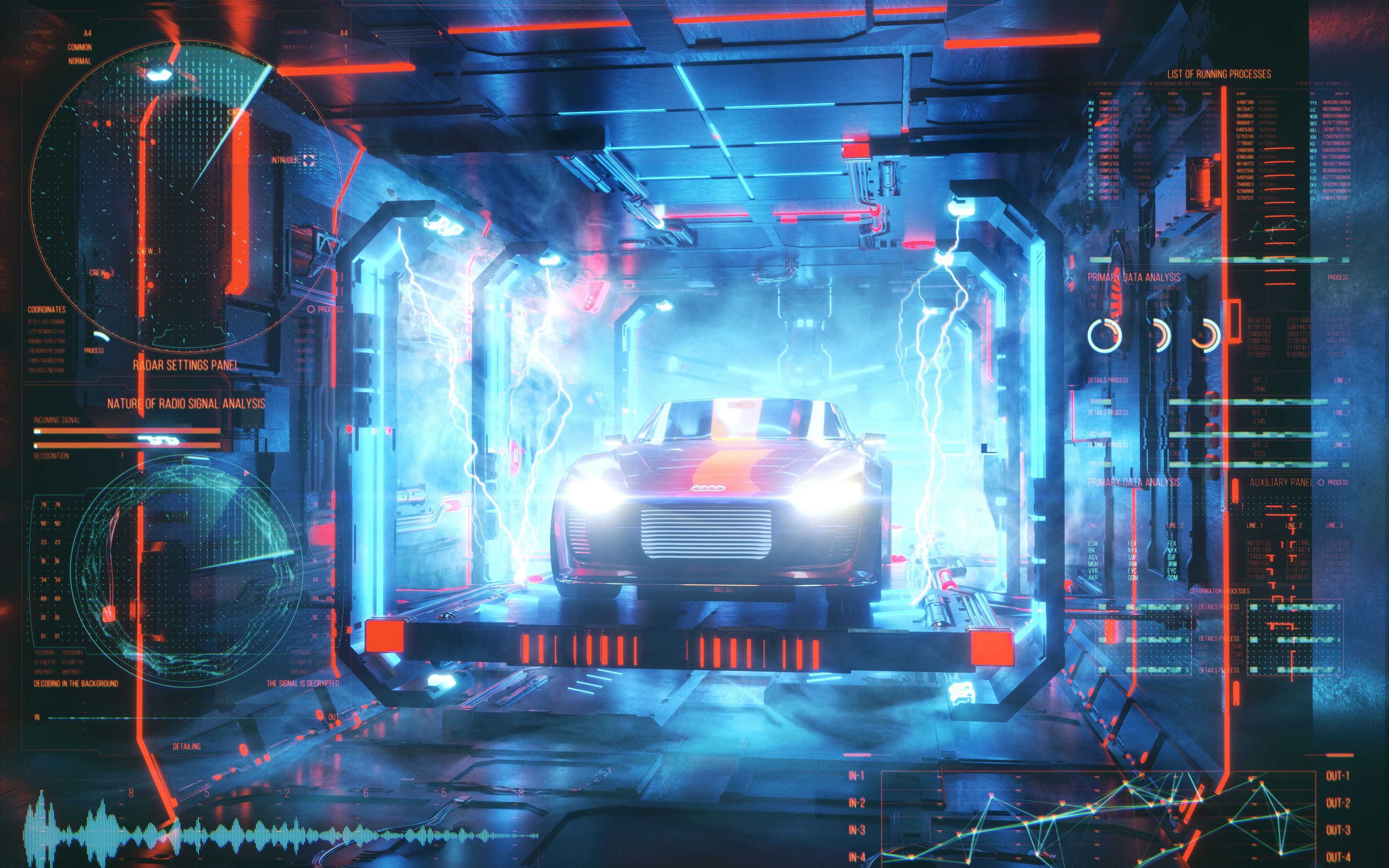 Download wallpaper 3840x2400 audi, car, energy, robot 4k ultra hd 16:10 ...