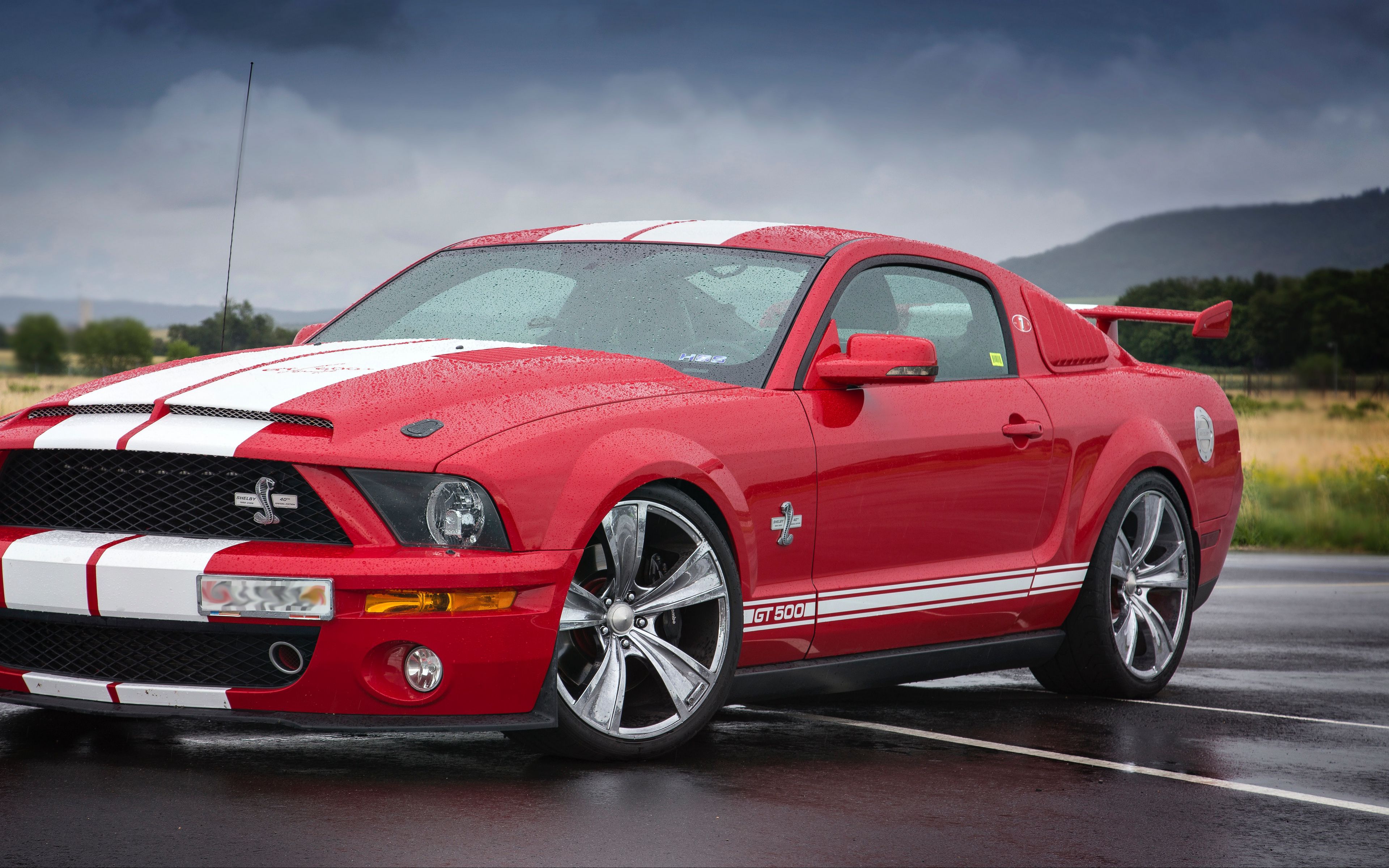 Download wallpaper 3840x2400 auto, sports car, red, side view 4k ultra ...
