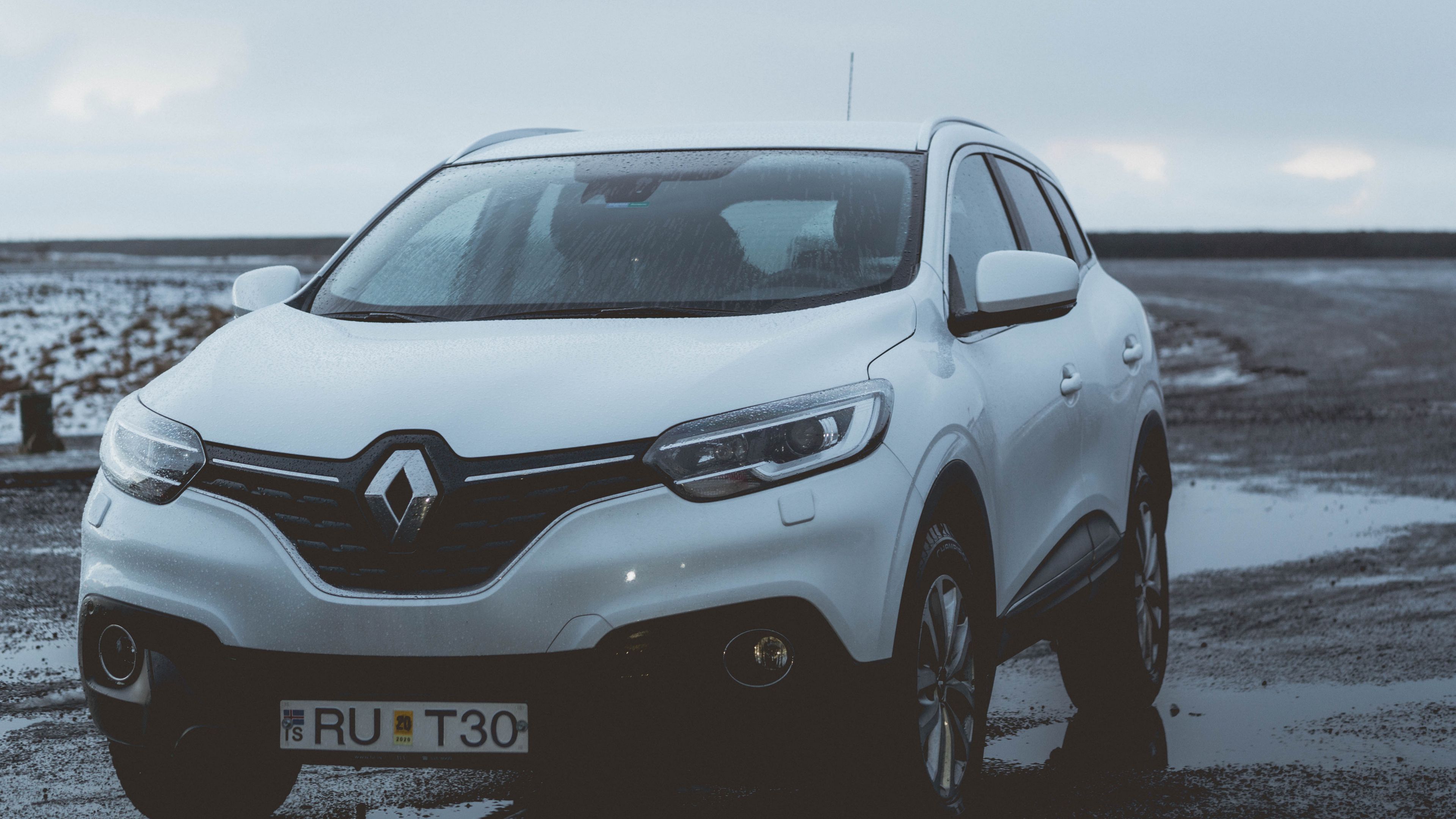 Download wallpaper 3840x2160 auto, suv, white, side view 4k uhd 16:9 hd ...
