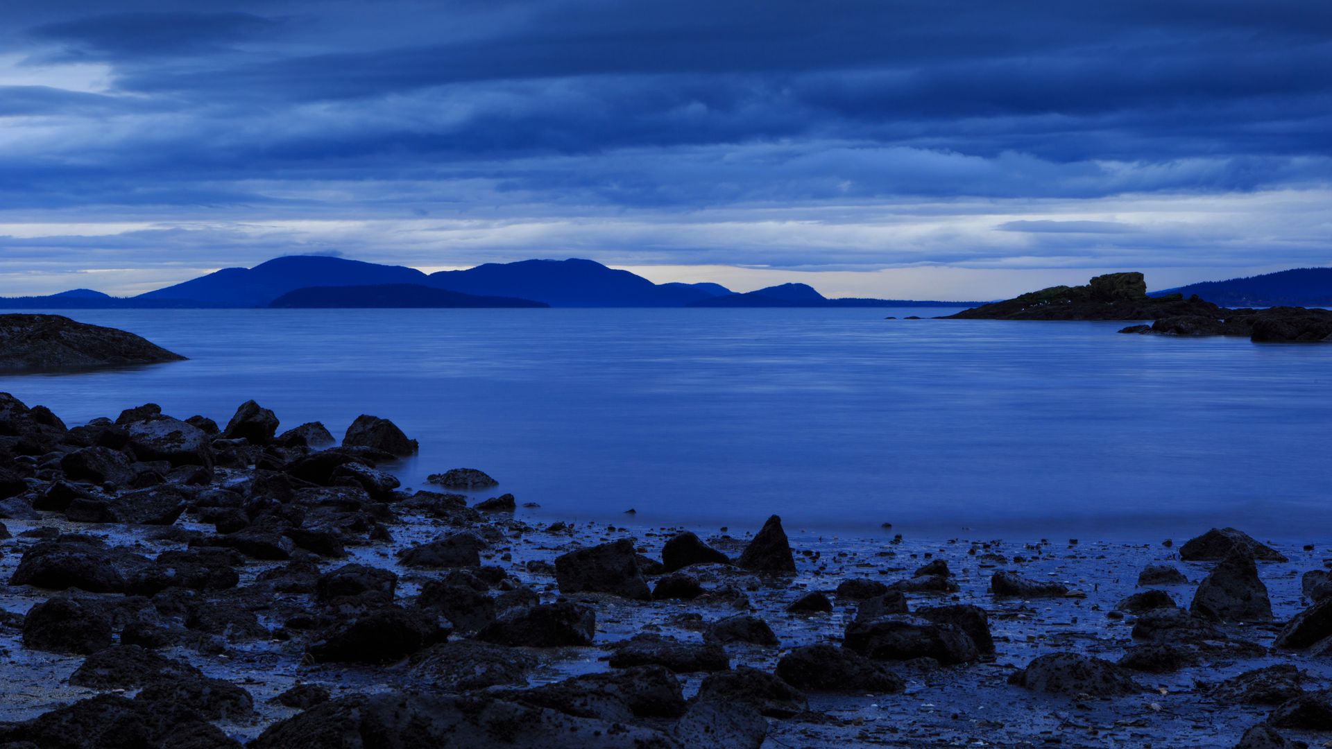 Download wallpaper 1920x1080 bellingham, united states, shore, stones ...
