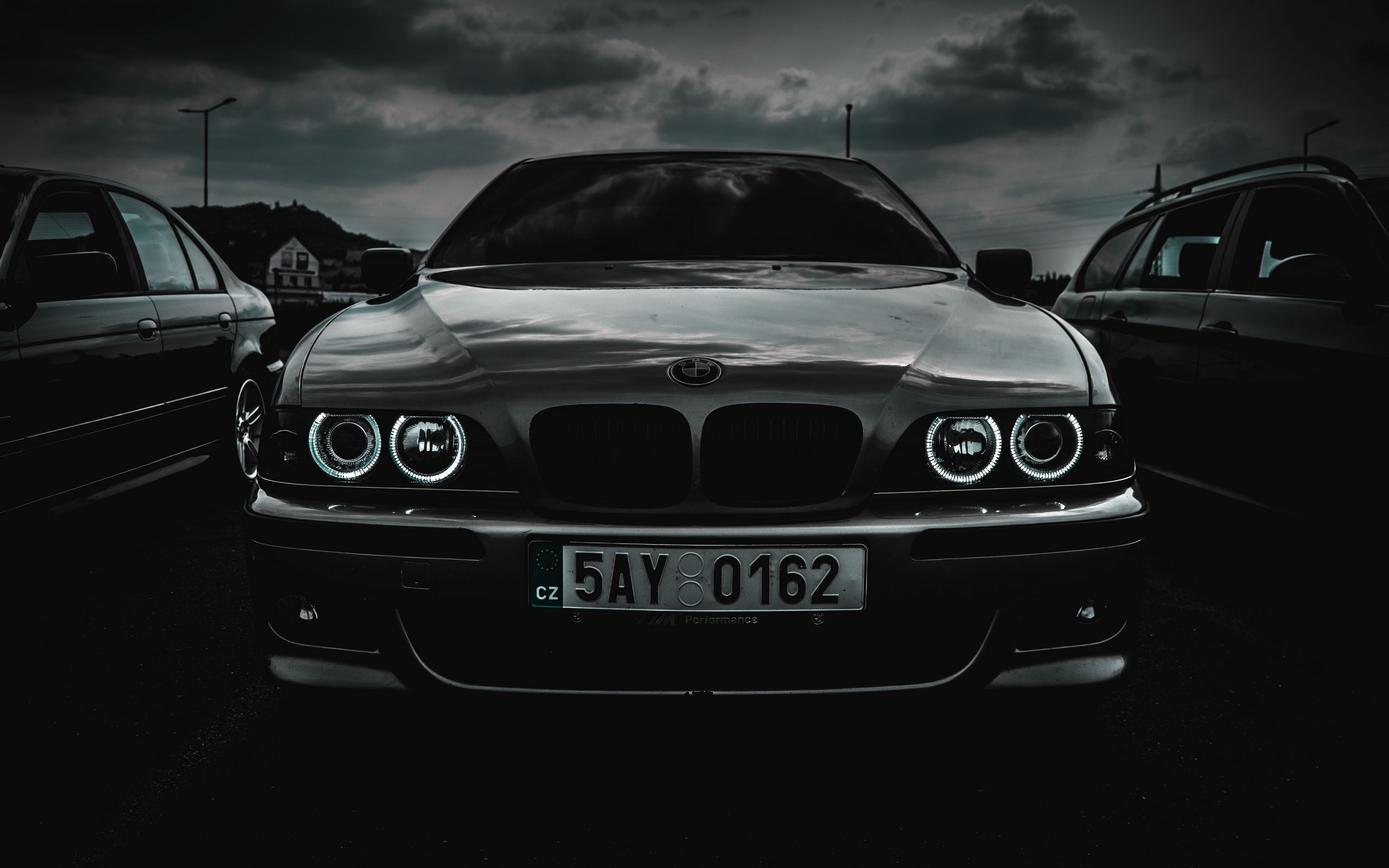 Download wallpaper 2560x1600 bmw m5, bmw, car, front view, black and ...