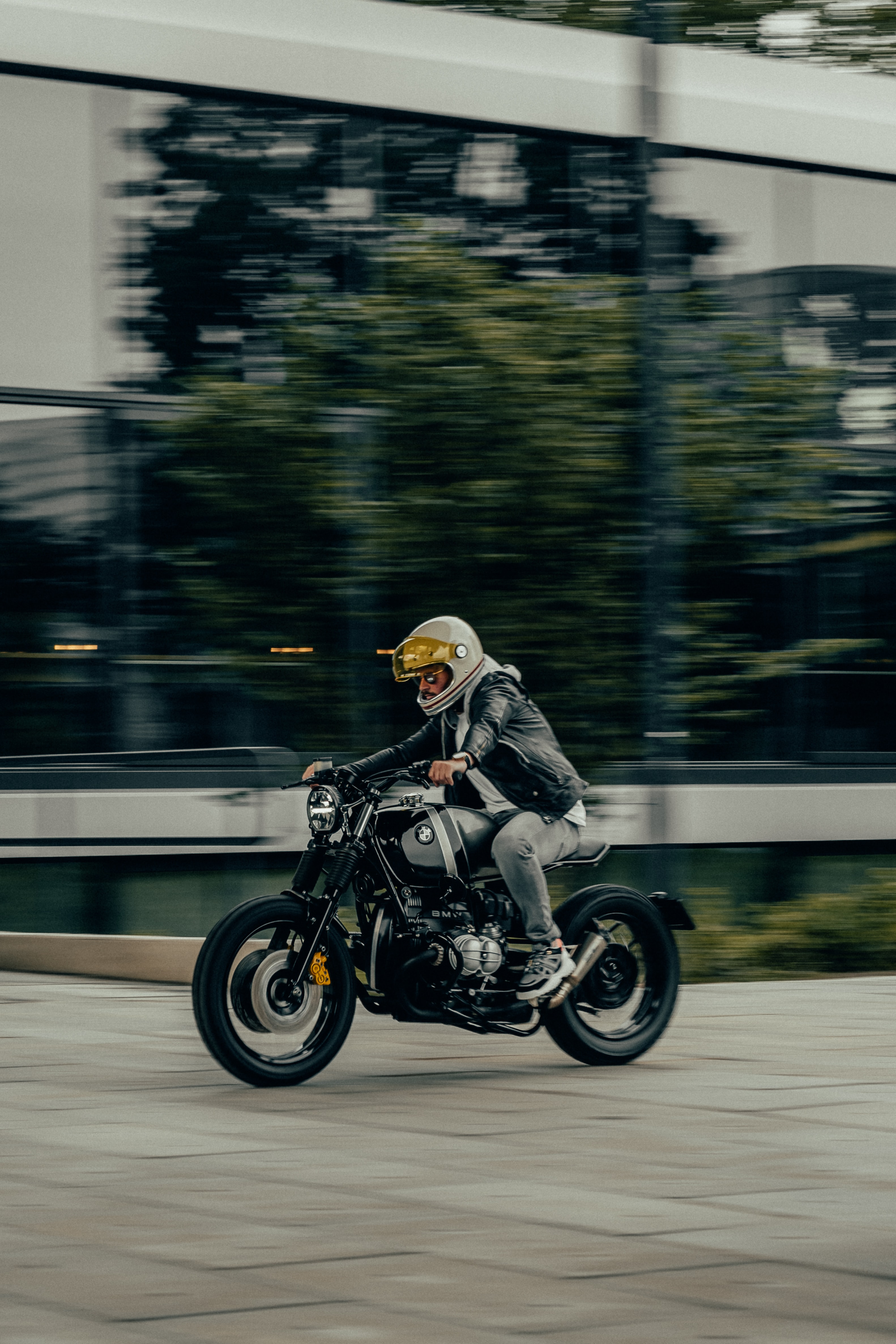 Download wallpaper 3164x4746 bmw, motorcycle, motorcyclist, bike, side ...
