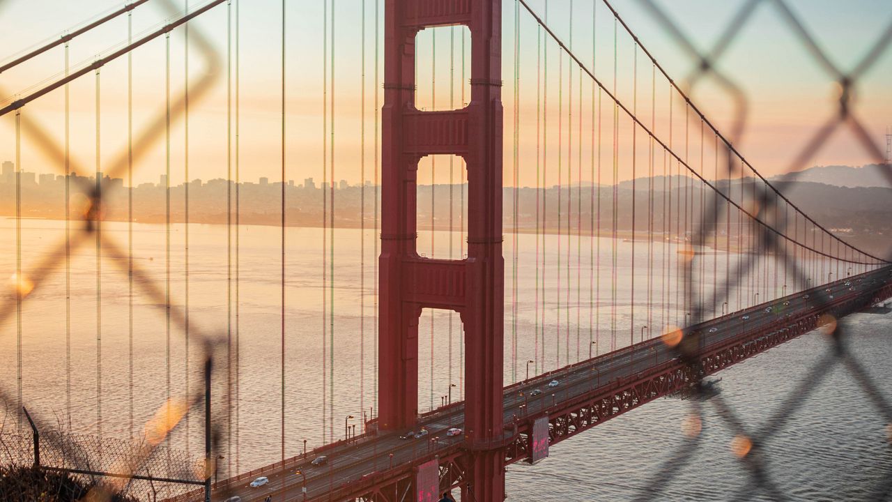 Wallpaper bridge, architecture, construction, bay, shore hd, picture, image