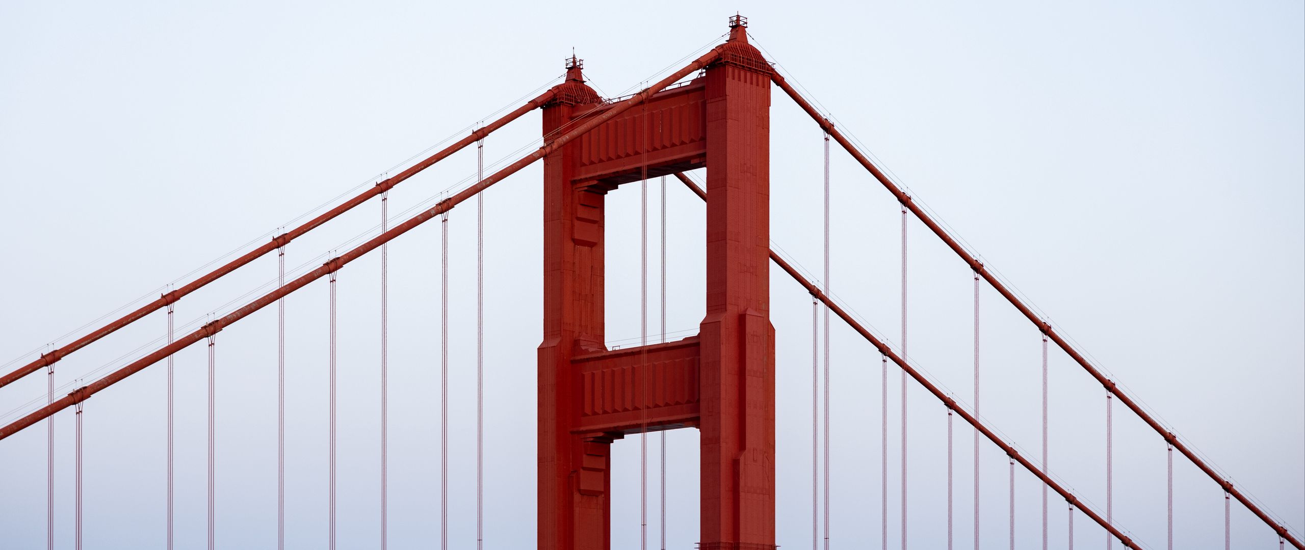 Download wallpaper 2560x1080 bridge, building, red dual wide 1080p hd ...