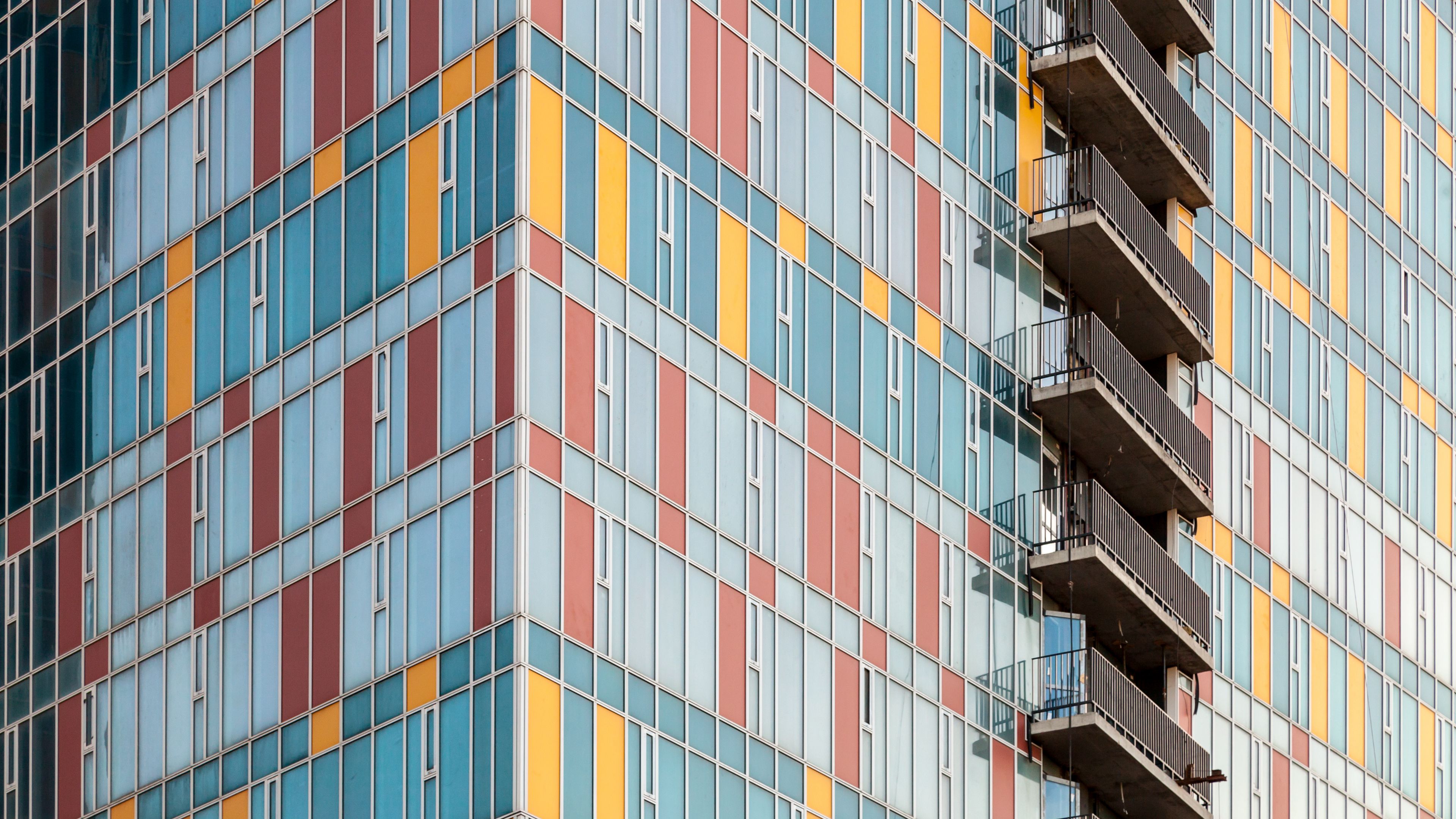 Download wallpaper 3840x2160 building, architecture, colorful 4k uhd 16 ...