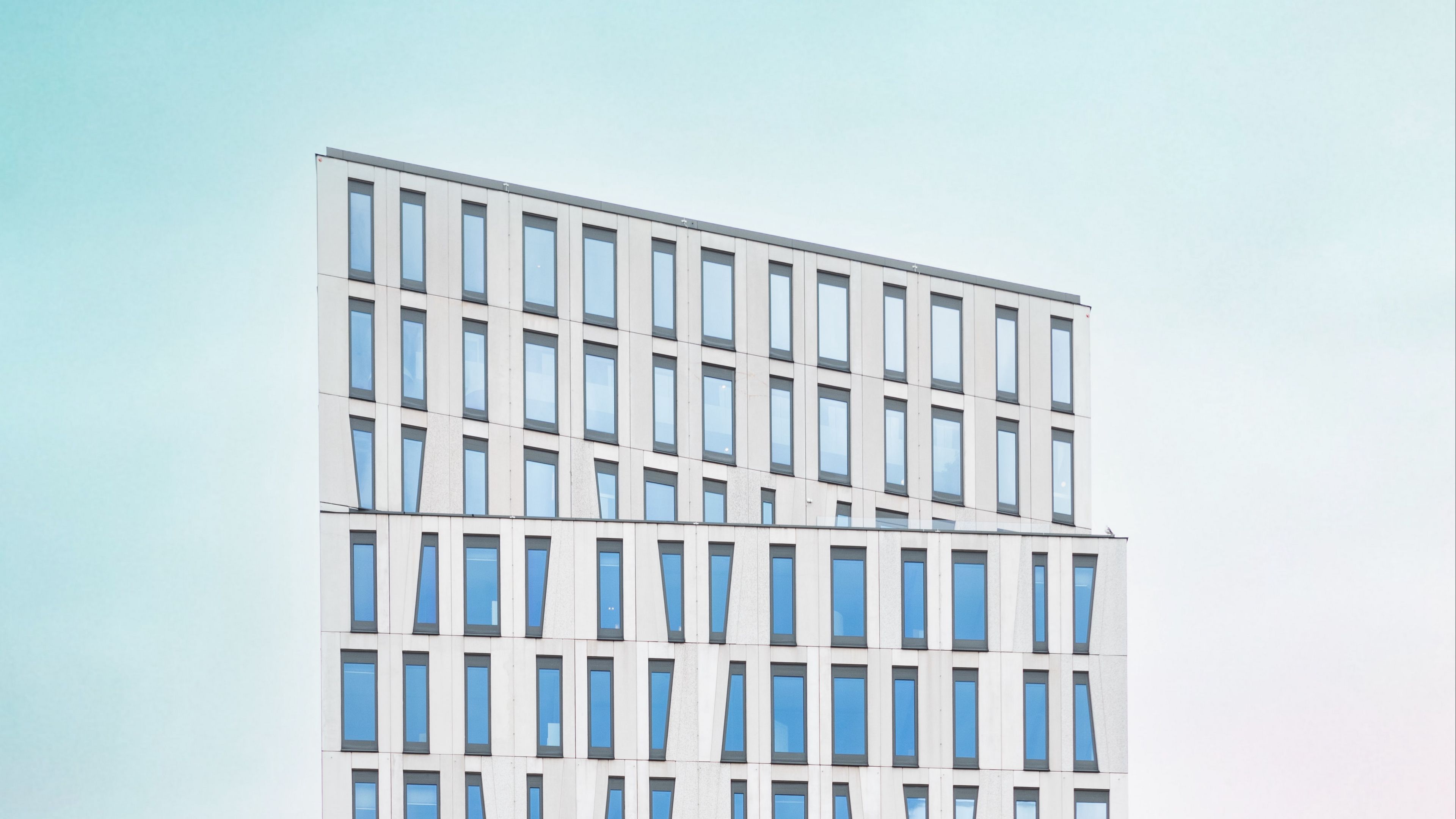 Download wallpaper 3840x2160 building, architecture, facade, white ...