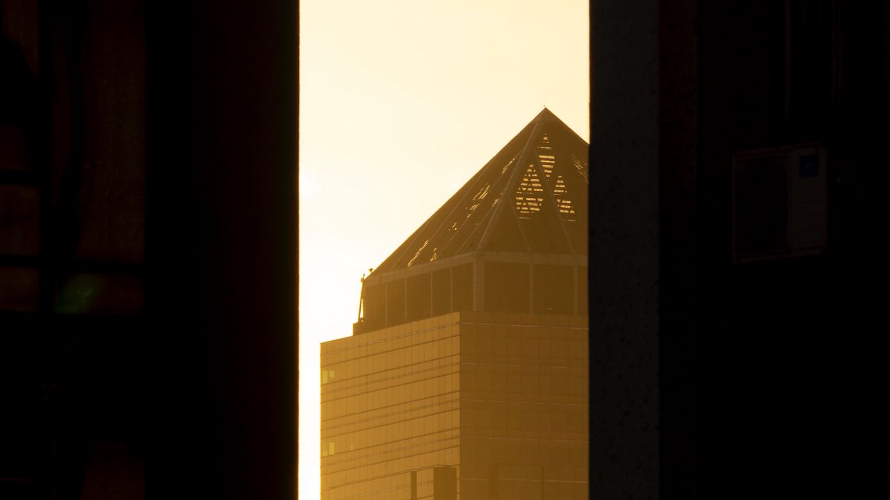 Wallpaper building, architecture, sunset hd, picture, image