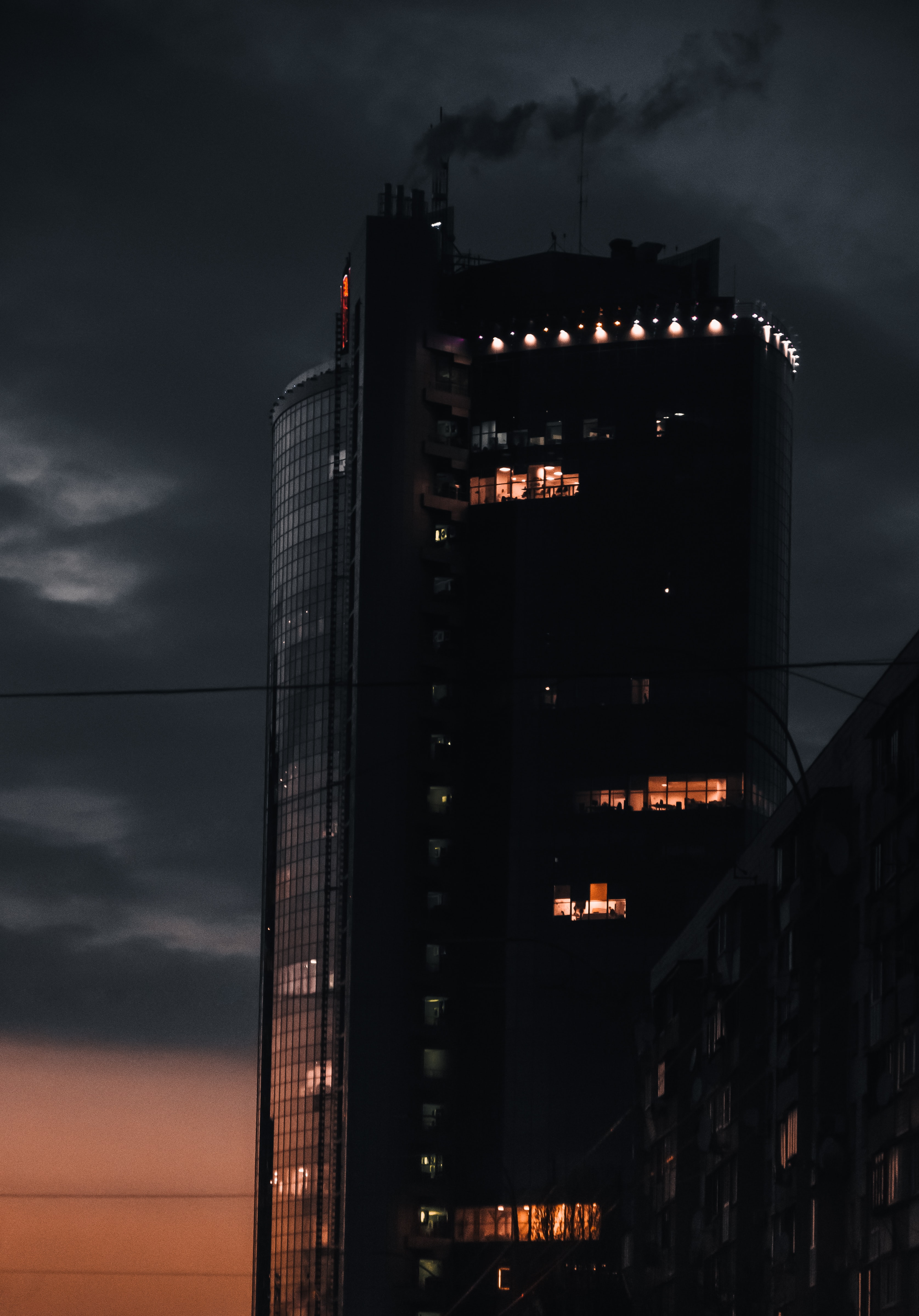 Download wallpaper 3351x4801 building, architecture, twilight, dark hd ...