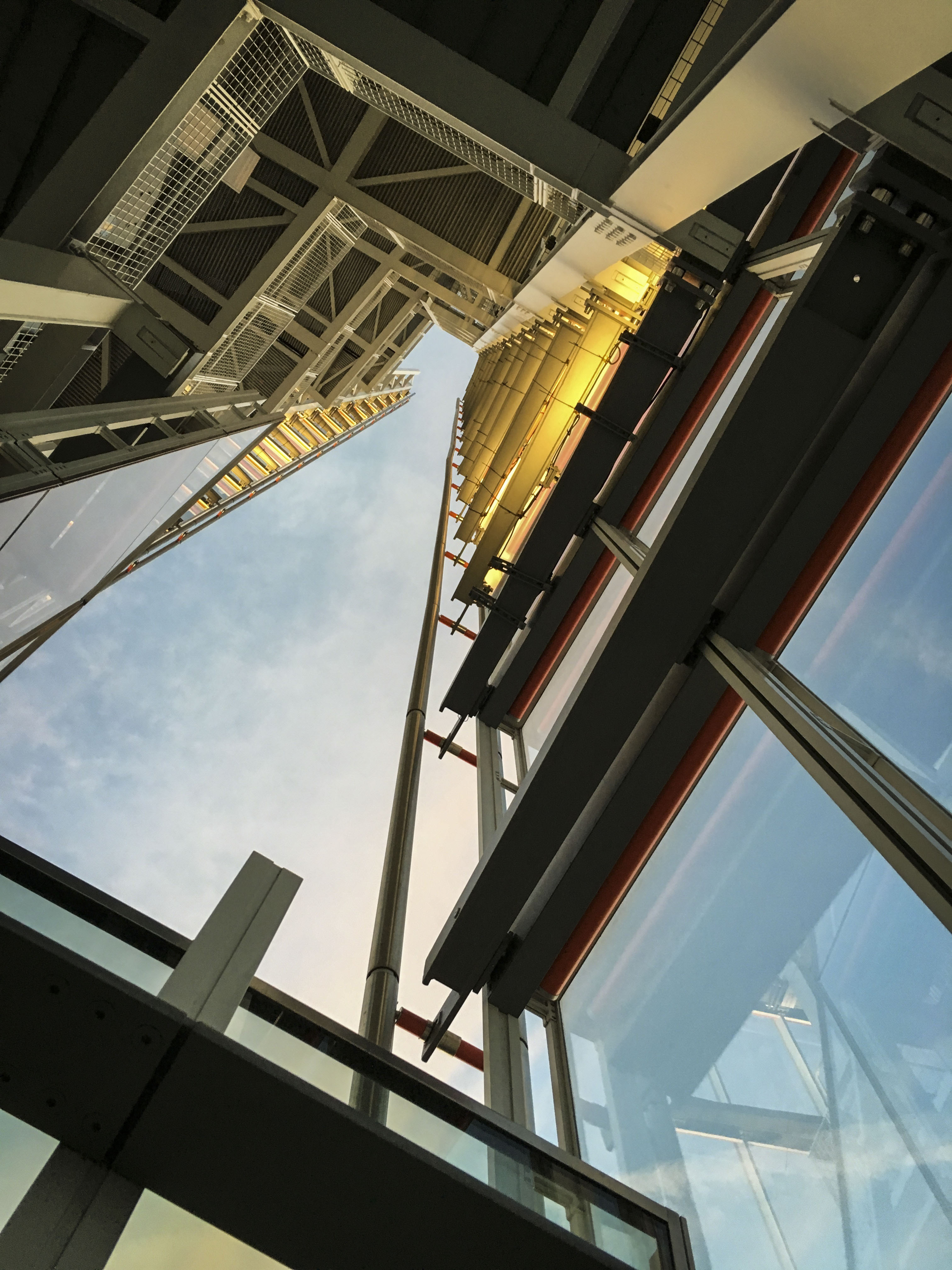 Download wallpaper 3024x4032 building, bottom view, stairs ...