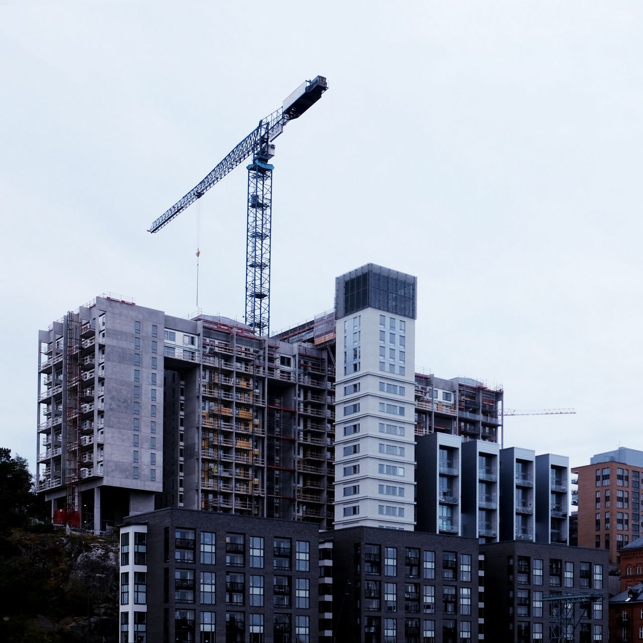 Download wallpaper 1280x1280 building, construction, architecture ...