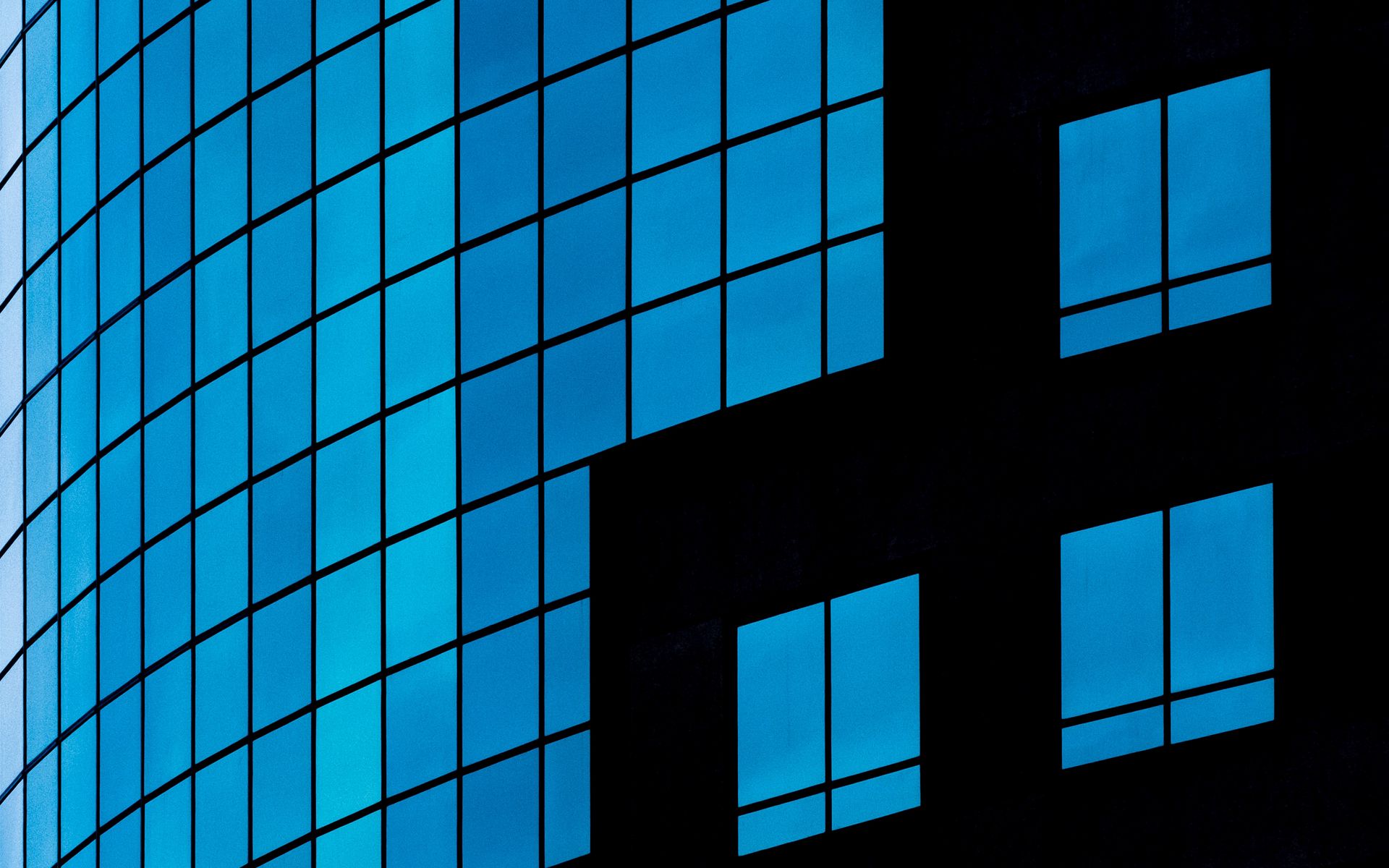 Download wallpaper 1920x1200 building, facade, architecture, blue ...