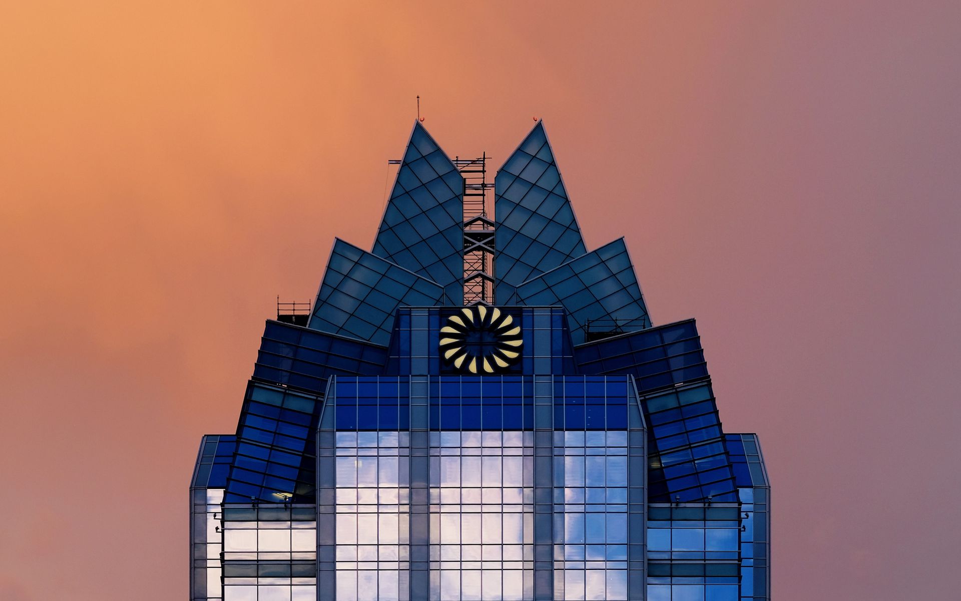 Download wallpaper 1920x1200 building, facade, architecture, twilight ...