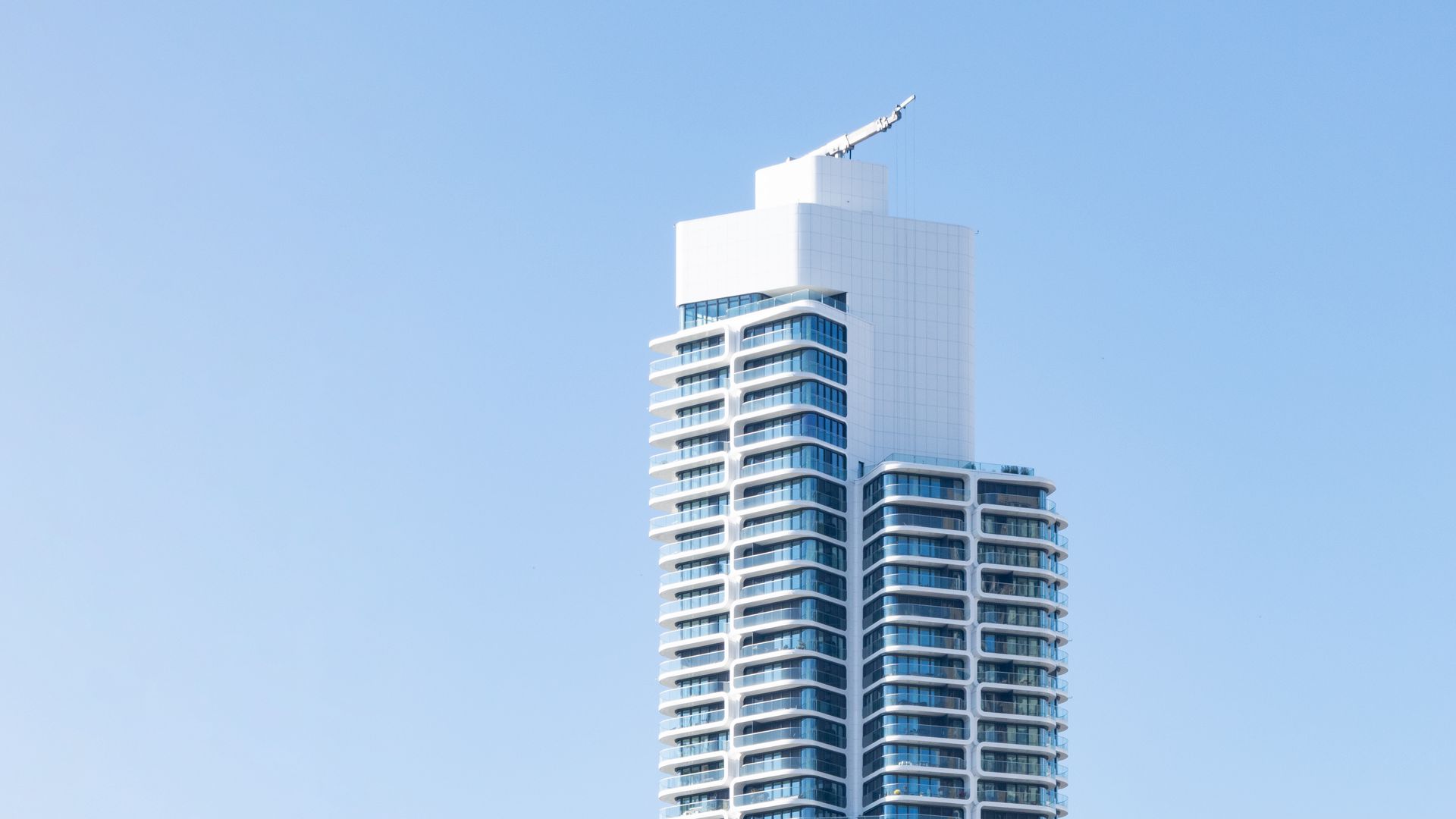 Download wallpaper 1920x1080 building, facade, white, sky full hd, hdtv ...