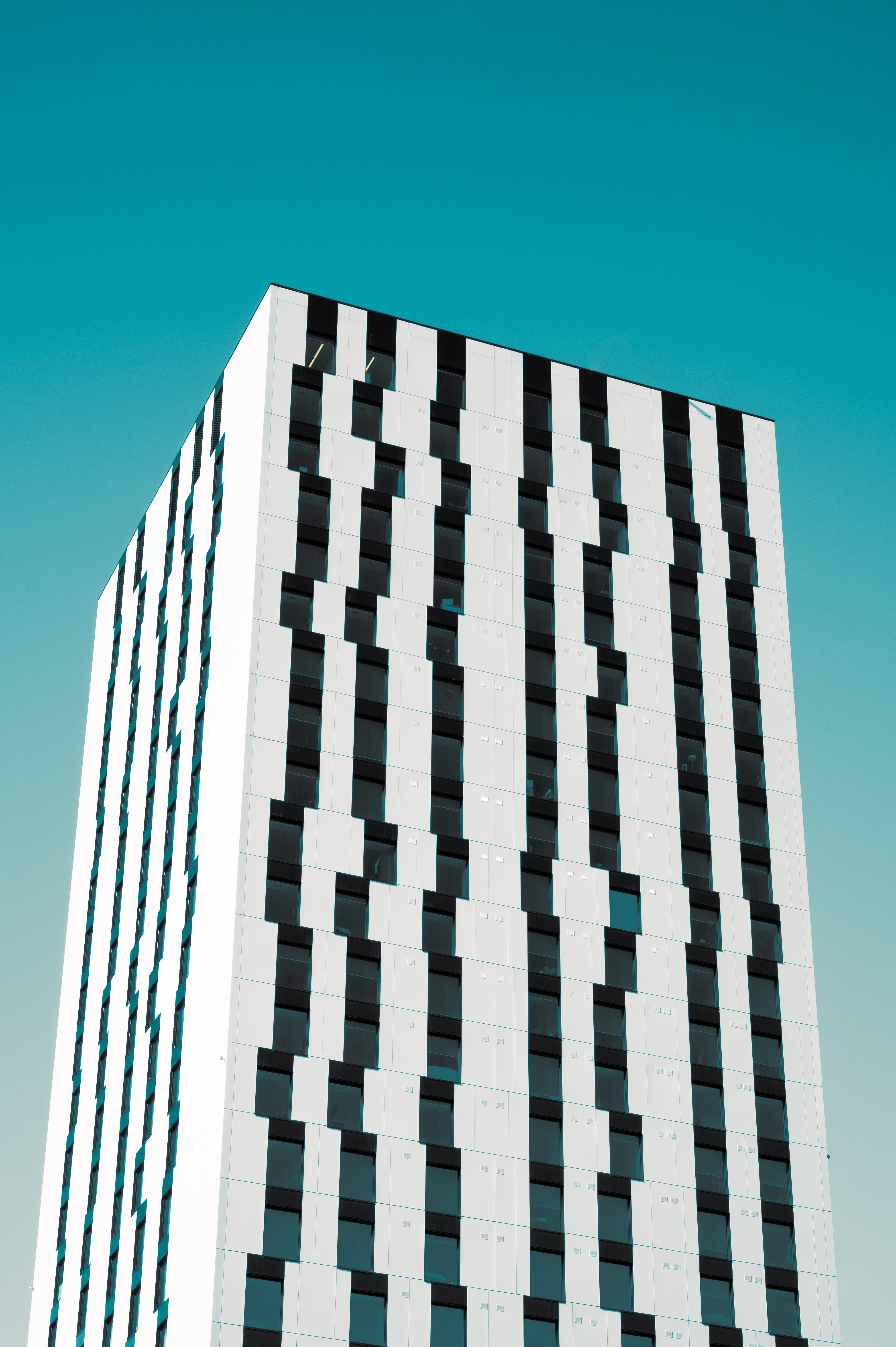 Download wallpaper 4024x6048 building, skyscraper, architecture, white ...