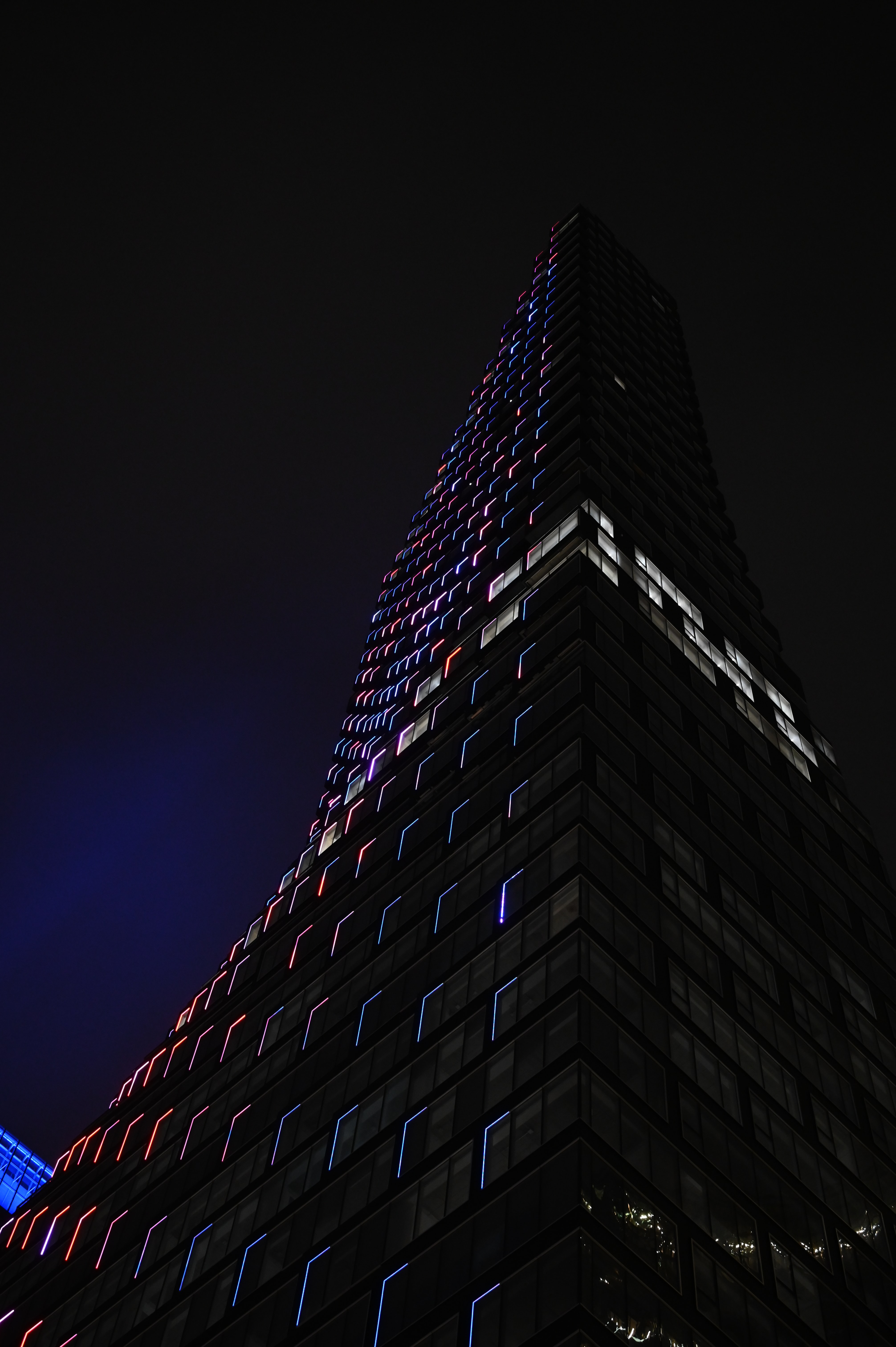 Download wallpaper 4024x6048 building, tower, architecture, dark, night ...