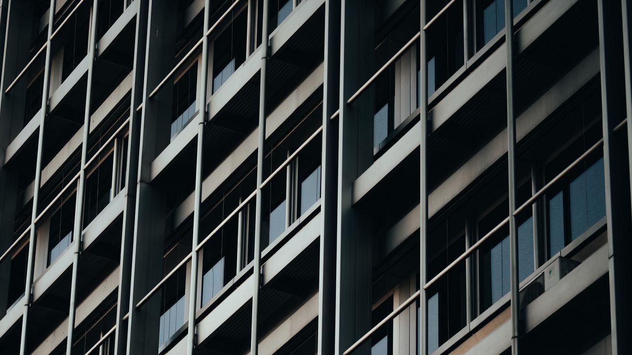 Wallpaper building, windows, architecture hd, picture, image