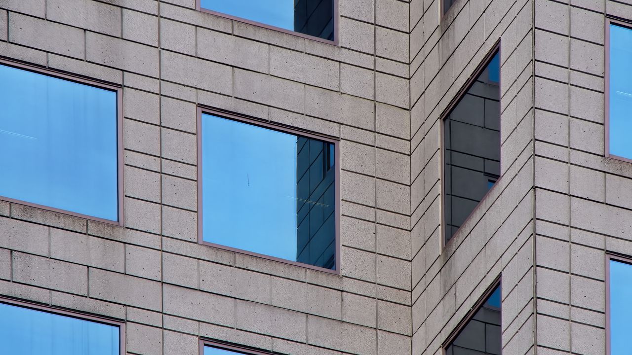 Wallpaper building, windows, edges, facade hd, picture, image