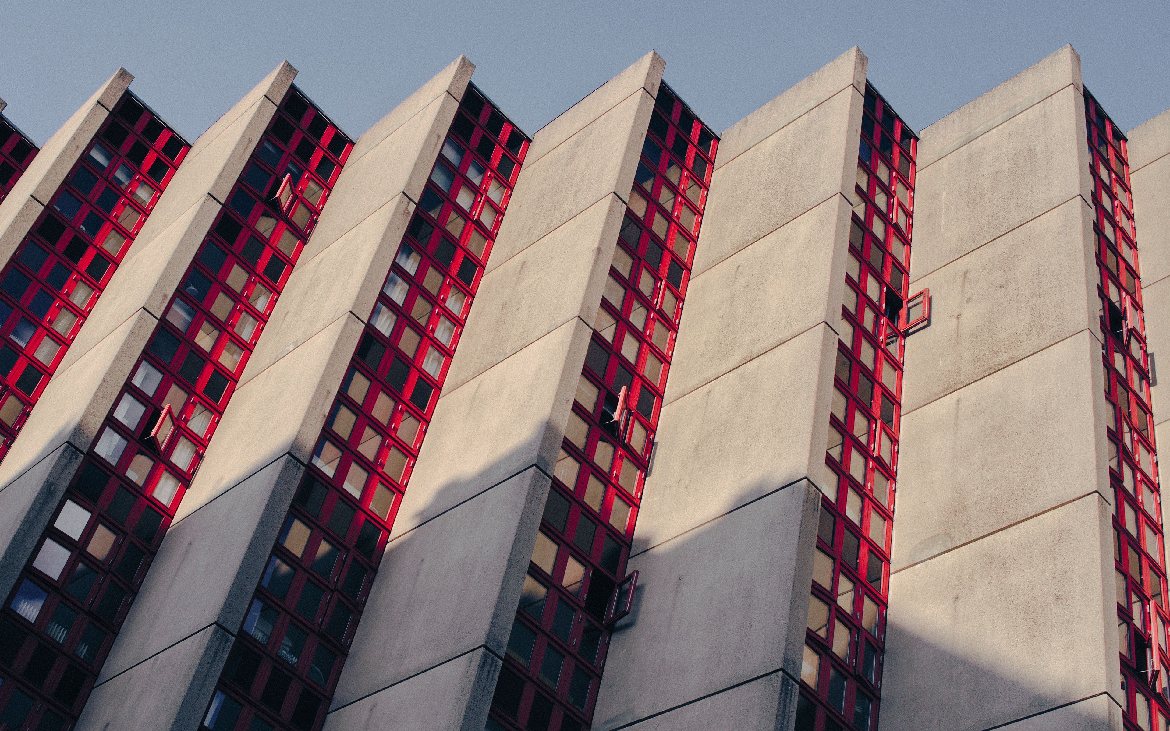 Download wallpaper 3840x2400 building, windows, facade, architecture ...