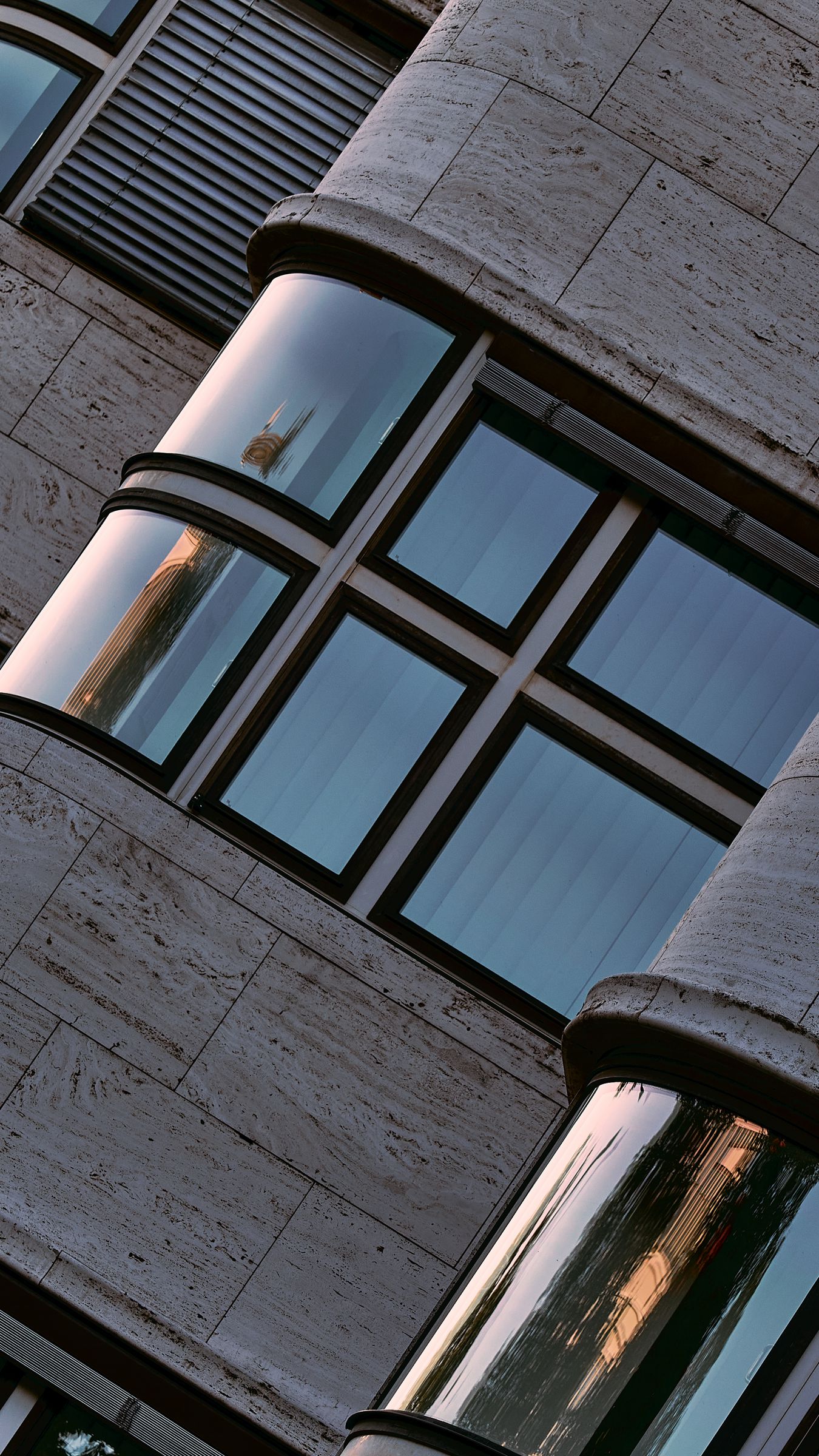 Download wallpaper 1350x2400 building, windows, glare, architecture ...