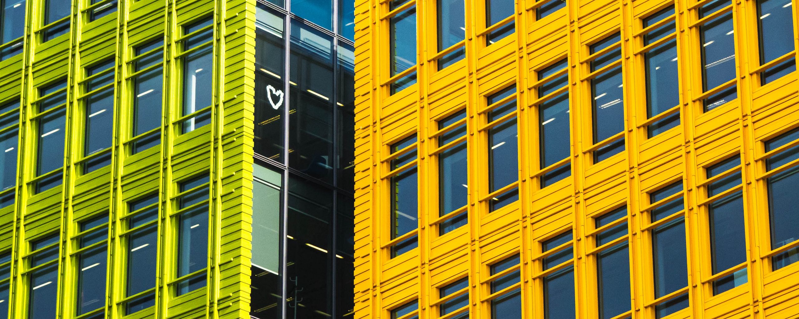 Download wallpaper 2560x1024 buildings, architecture, facades, bright ...