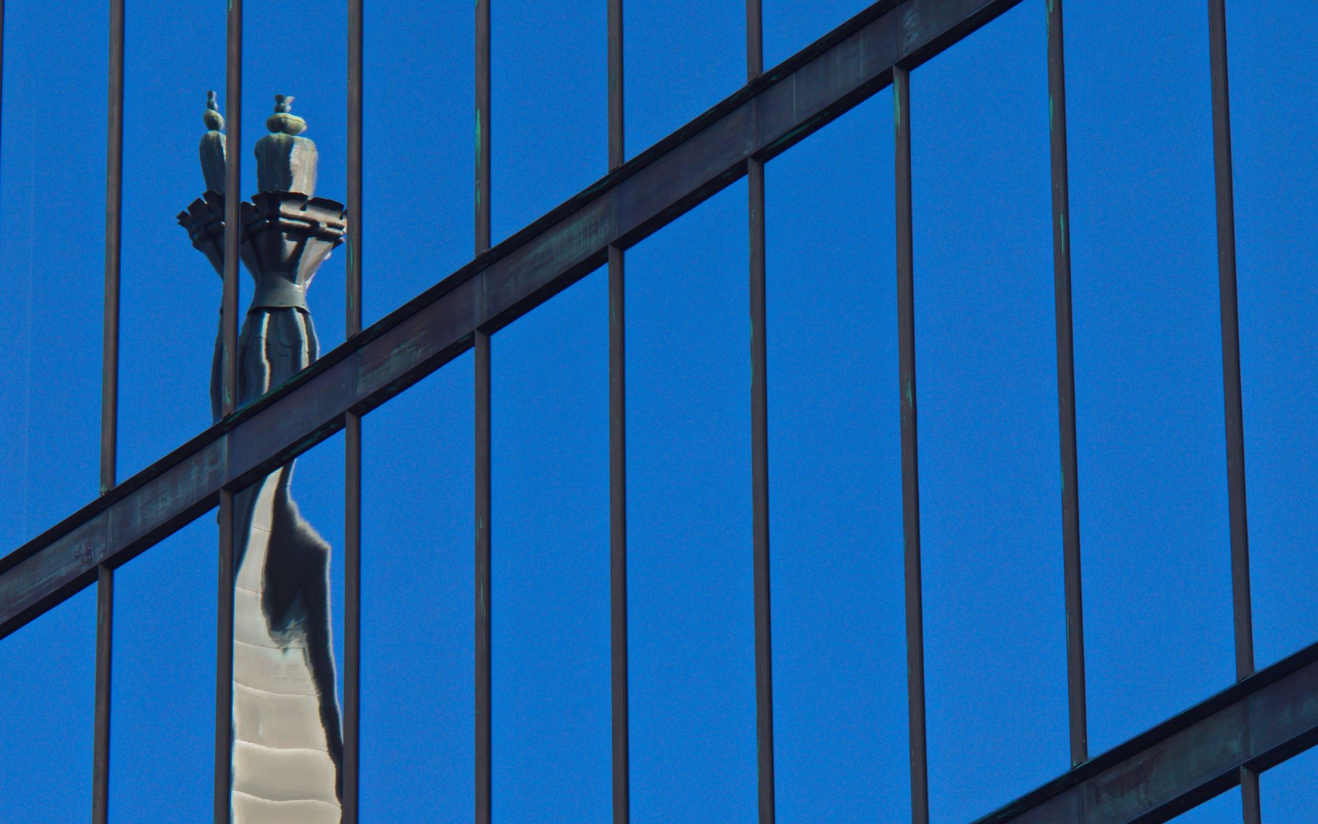 Download wallpaper 1920x1200 buildings, facade, mirror, reflection ...