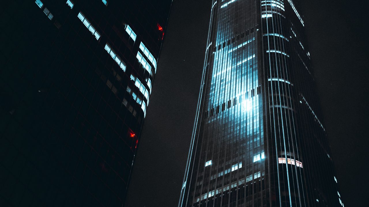 Wallpaper buildings, towers, skyscrapers, architecture, dark hd ...