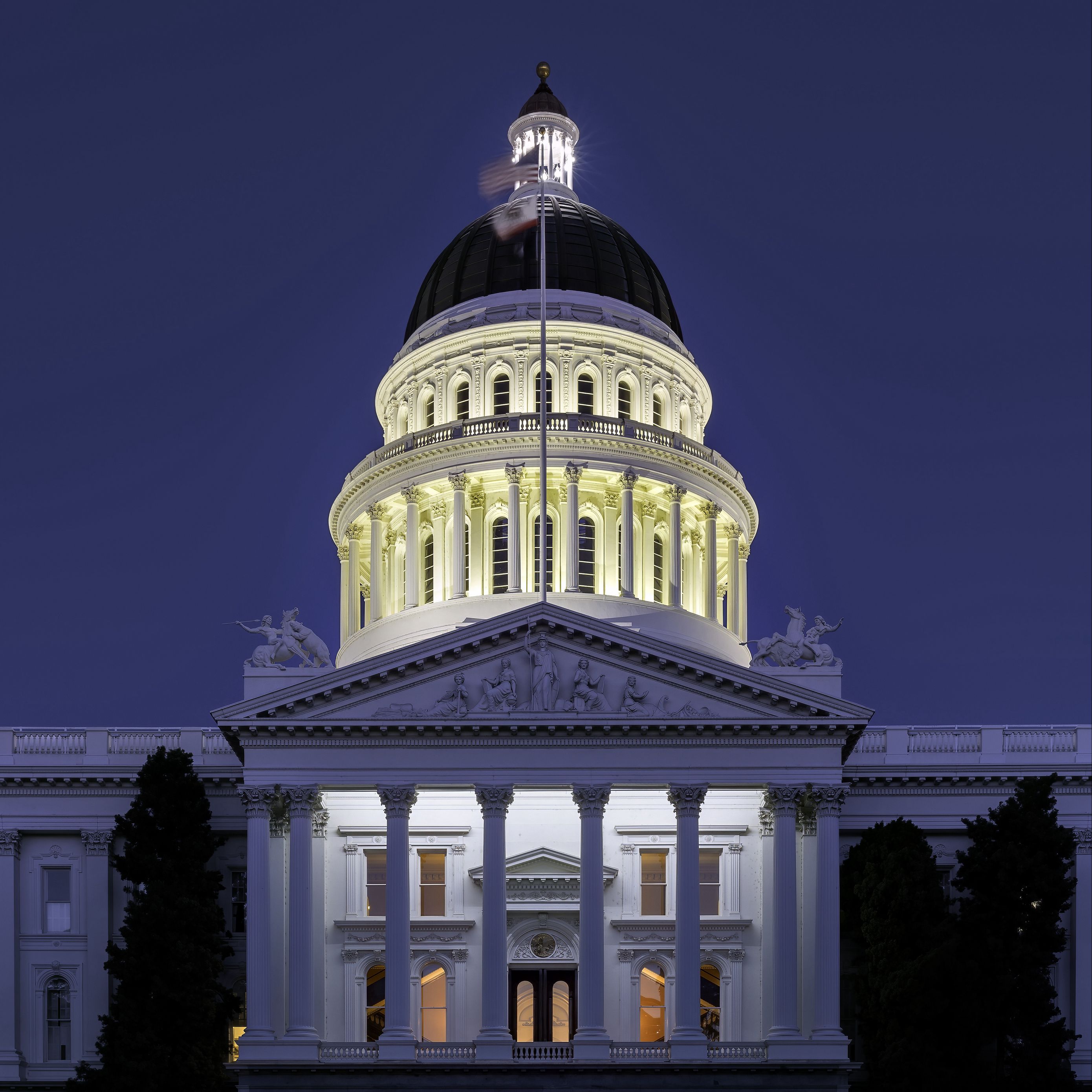 Download wallpaper 2780x2780 california state capitol, capitol ...