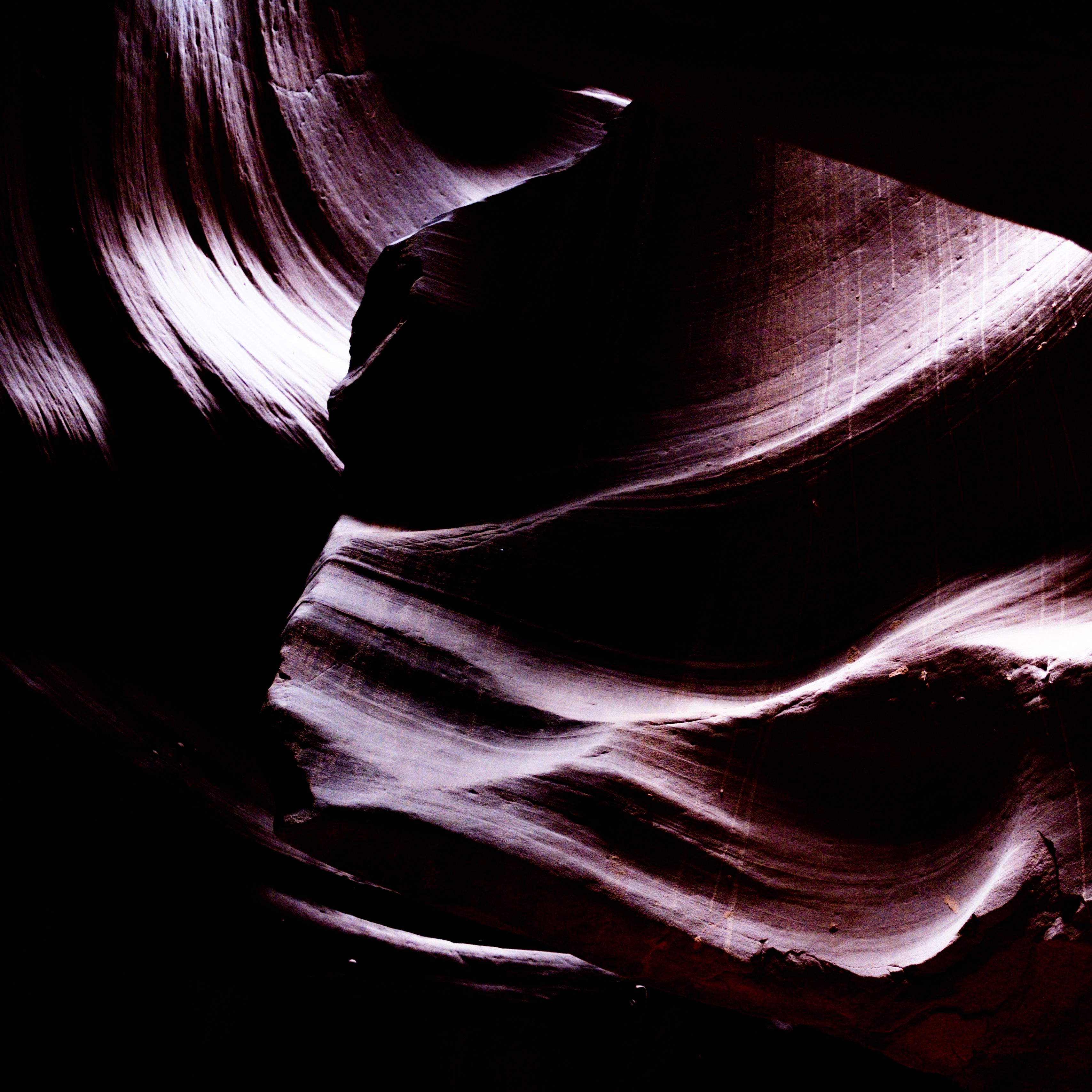 Download wallpaper 3415x3415 canyon, cave, relief, shadows ipad pro 12. ...