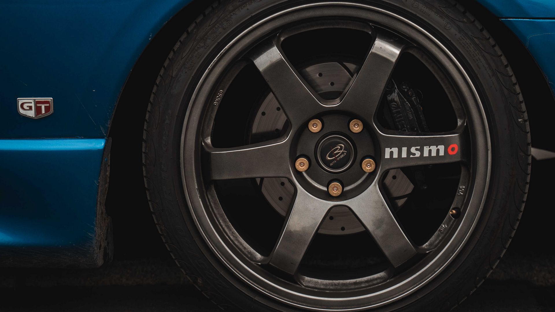 Download wallpaper 1920x1080 car, blue, wheel, side view full hd, hdtv ...