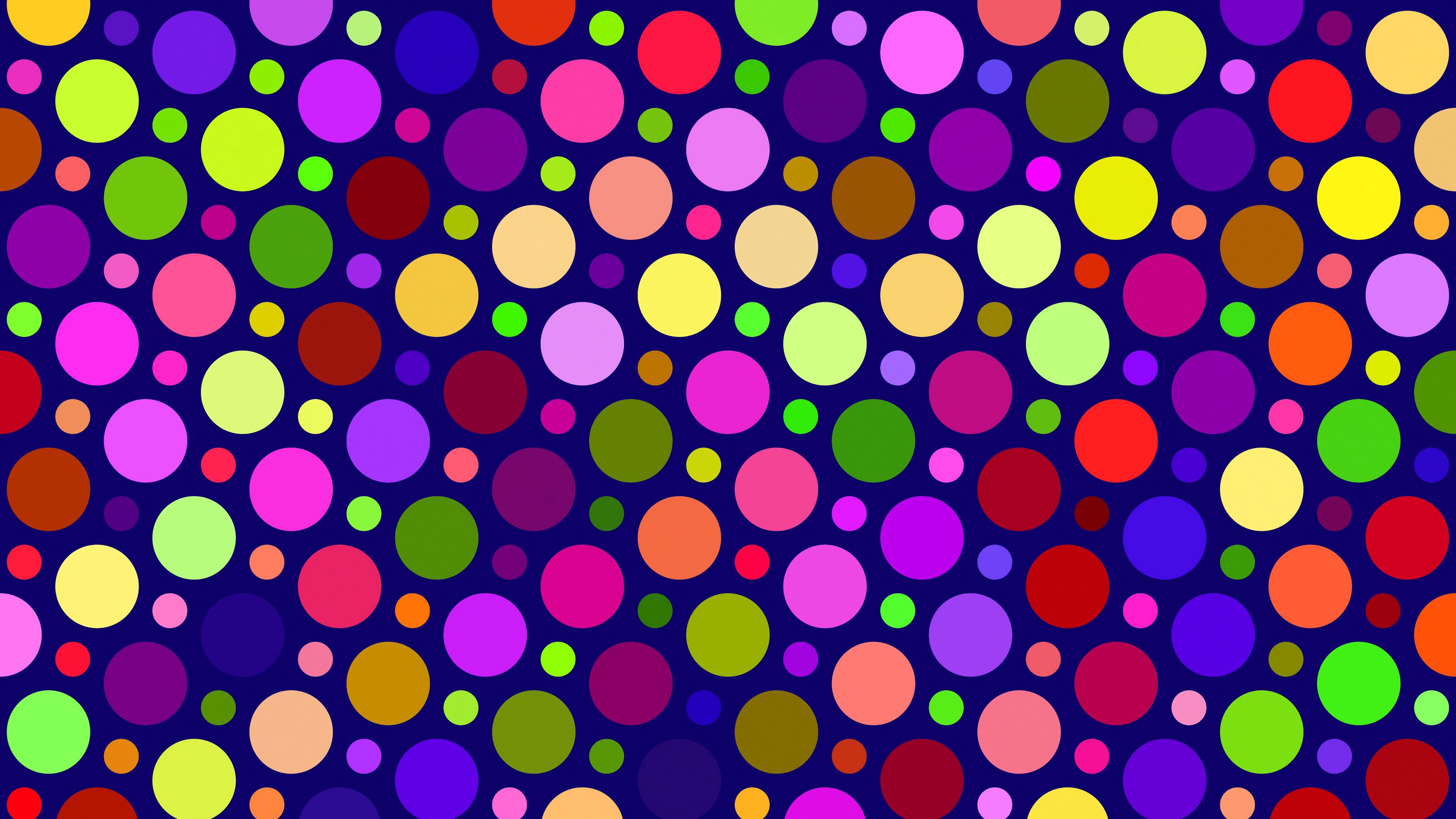 Download wallpaper 3840x2160 circles, colorful, texture 4k uhd 16:9 hd ...
