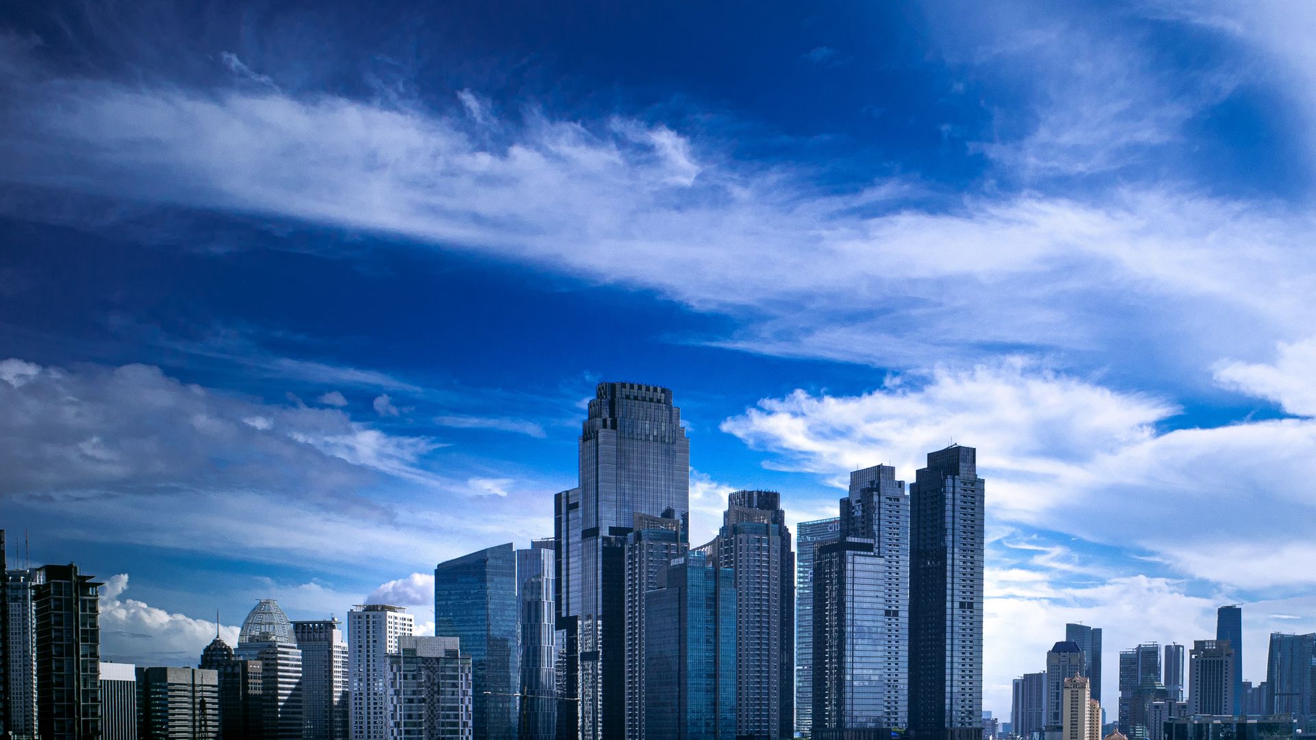 Download wallpaper 1920x1080 city, buildings, sky, clouds full hd, hdtv ...