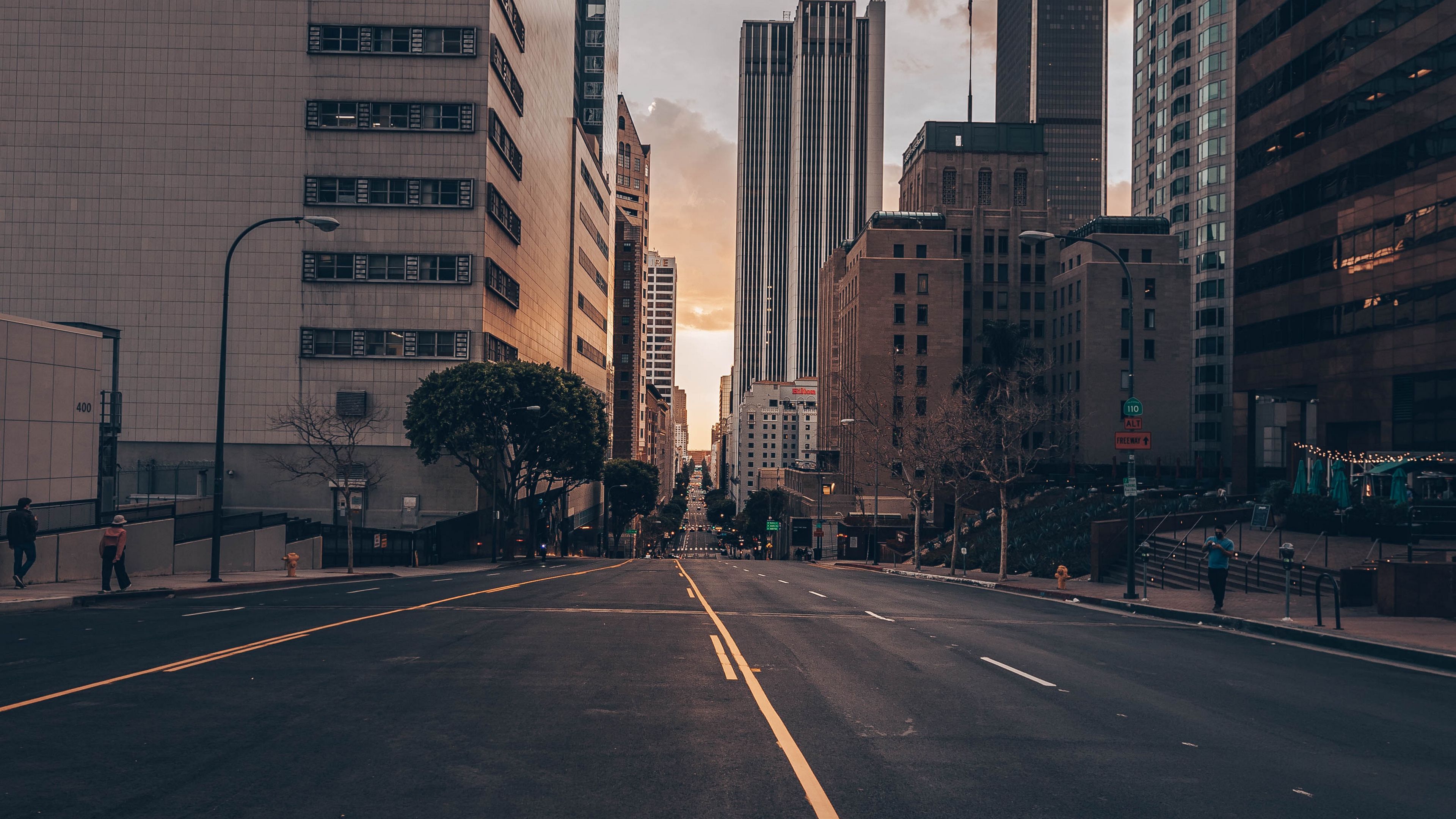 Download wallpaper 3840x2160 city, buildings, street, road 4k uhd 16:9 ...