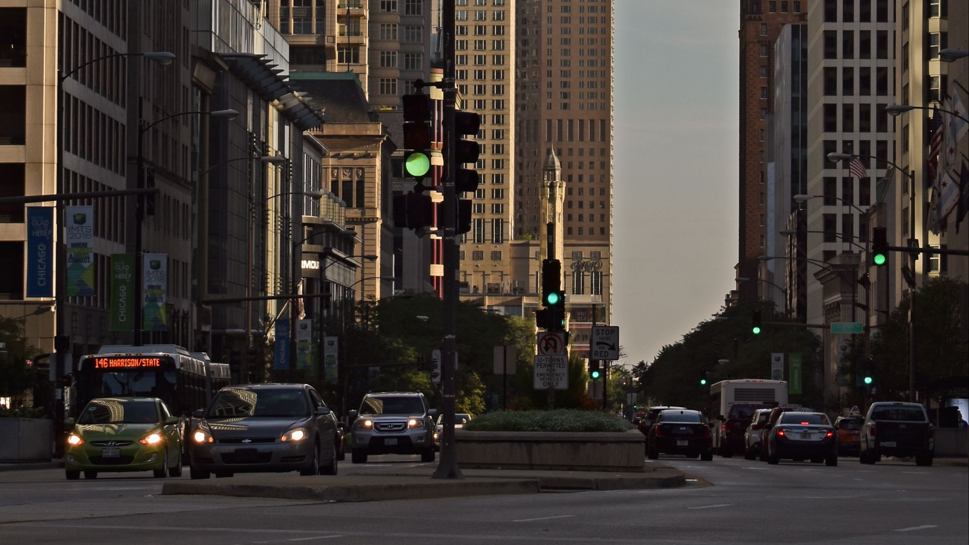 Download wallpaper 1920x1080 city, buildings, street, road, cars full ...
