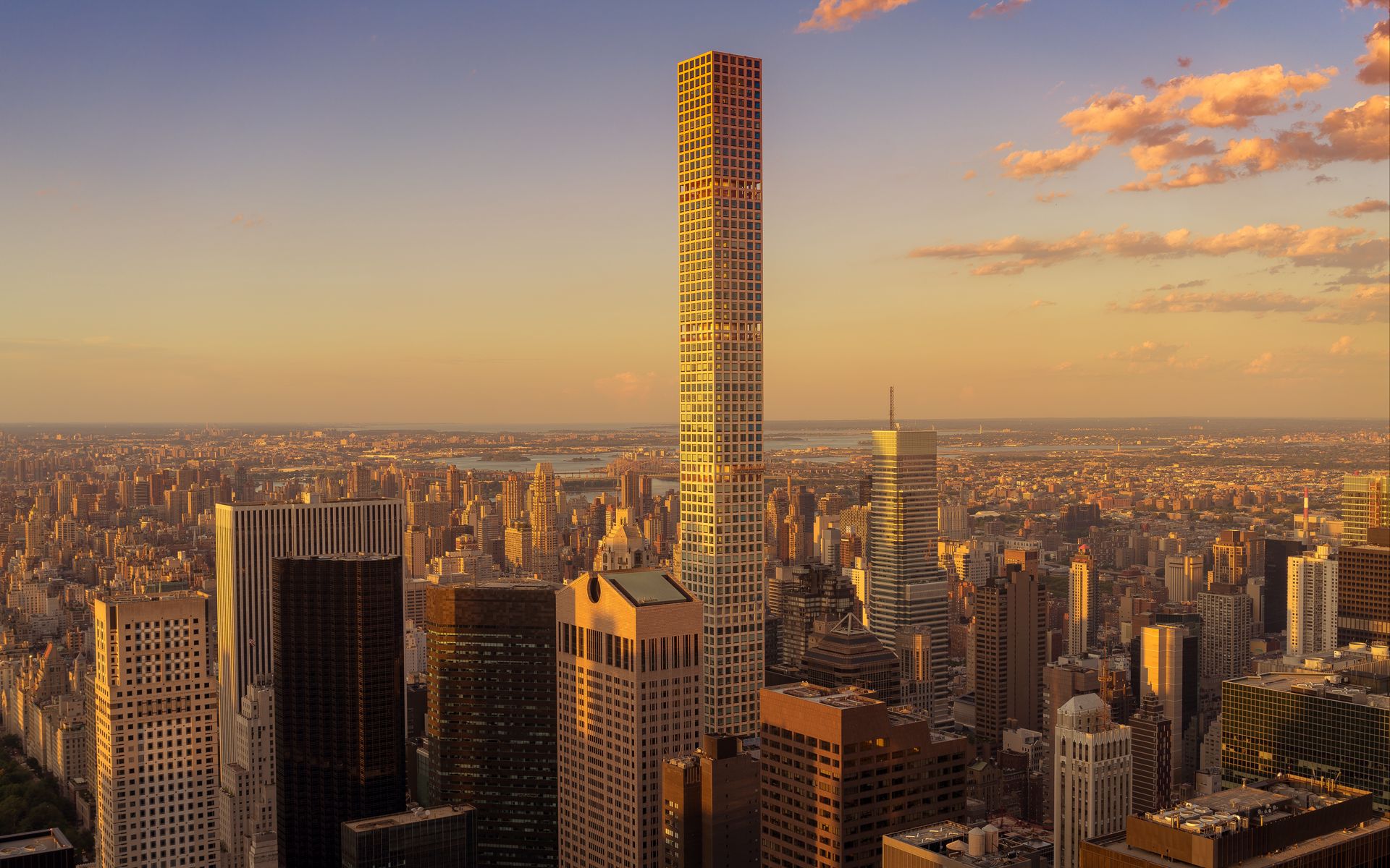 Download wallpaper 1920x1200 city, skyscraper, buildings, sky ...