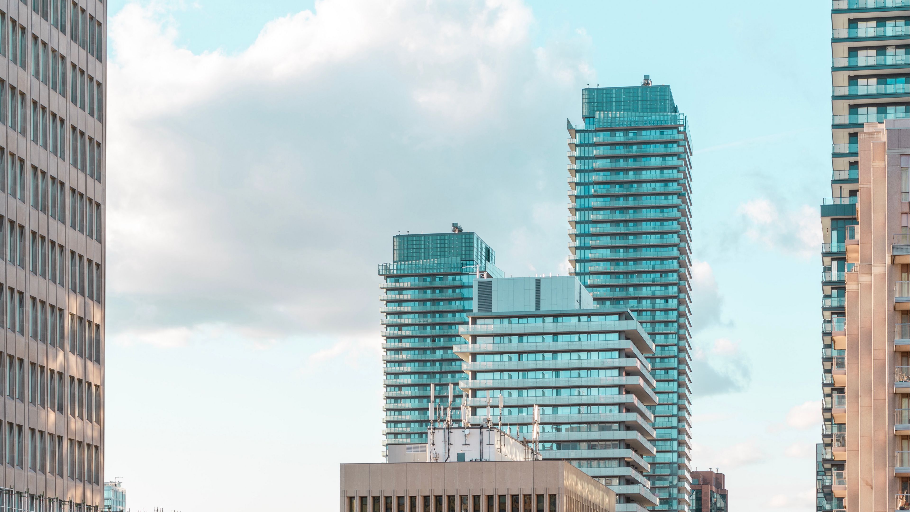 Download wallpaper 3840x2160 city, skyscrapers, buildings, architecture ...