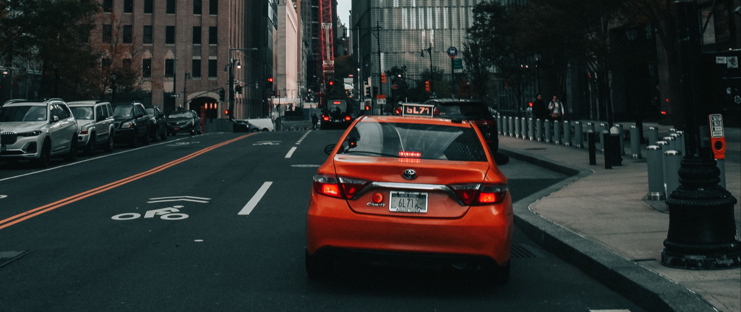 Download wallpaper 2560x1080 city, street, cars, buildings, road dual ...