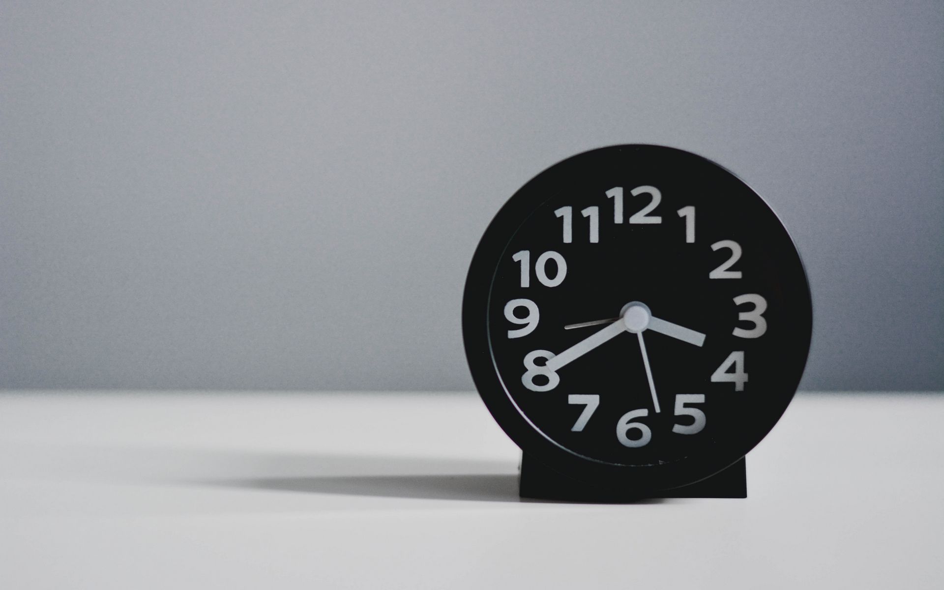 Download wallpaper 1920x1200 clock, alarm clock, time, numbers, white ...