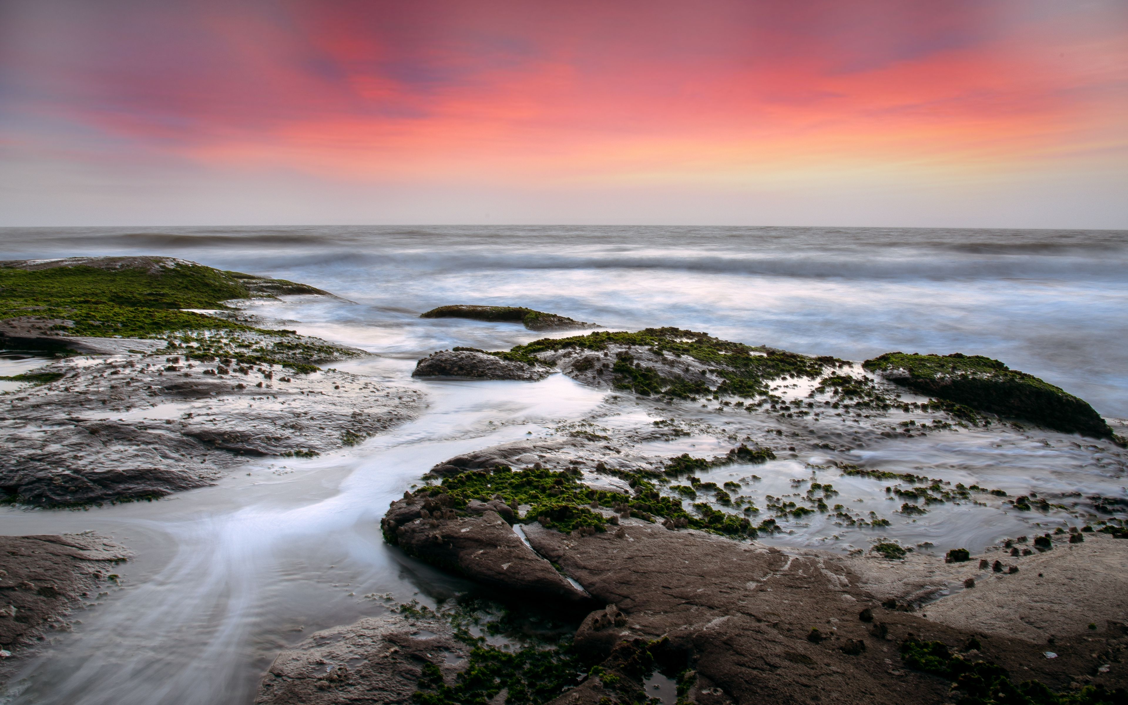 Download wallpaper 3840x2400 coast, sea, waves, nature 4k ultra hd 16: ...