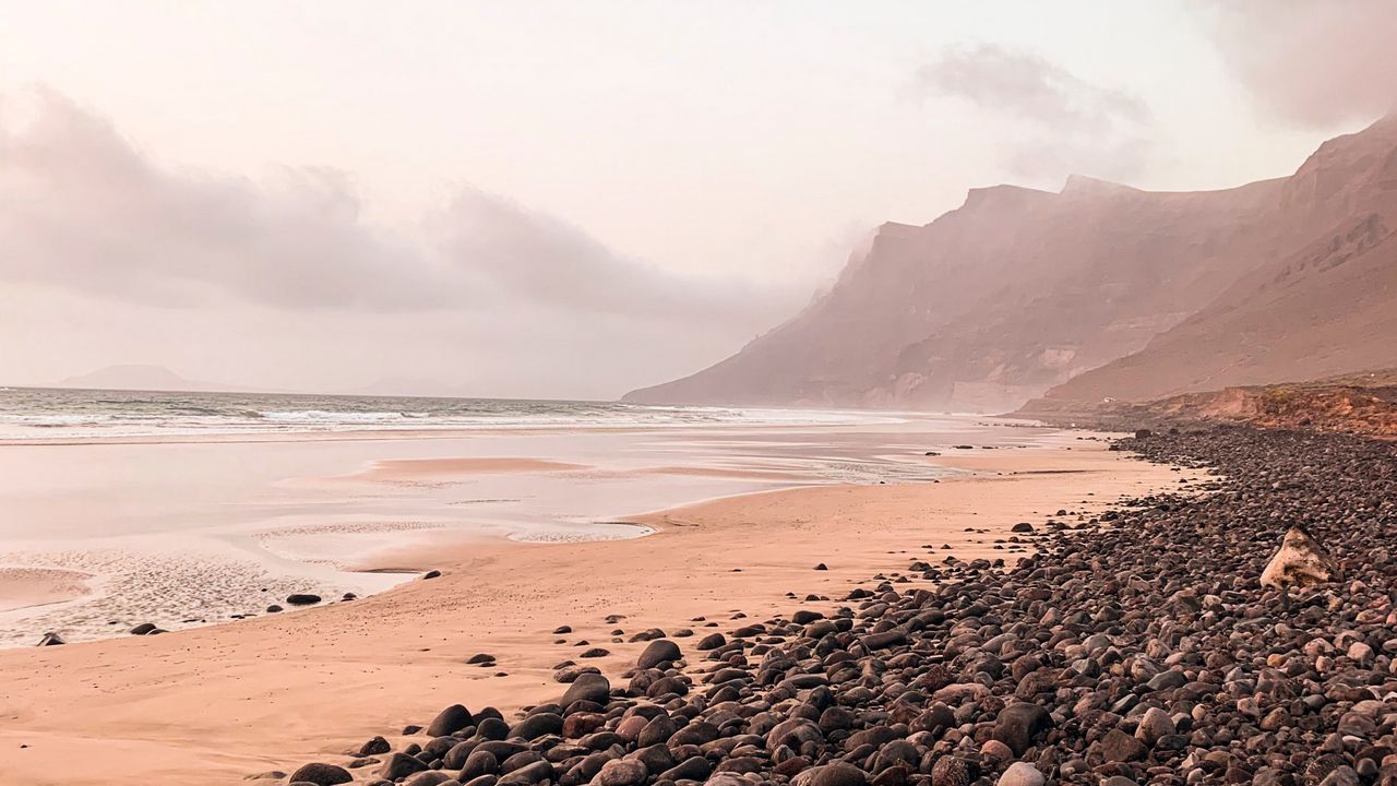 Wallpaper coast, stones, pebbles, rocks, sea hd, picture, image