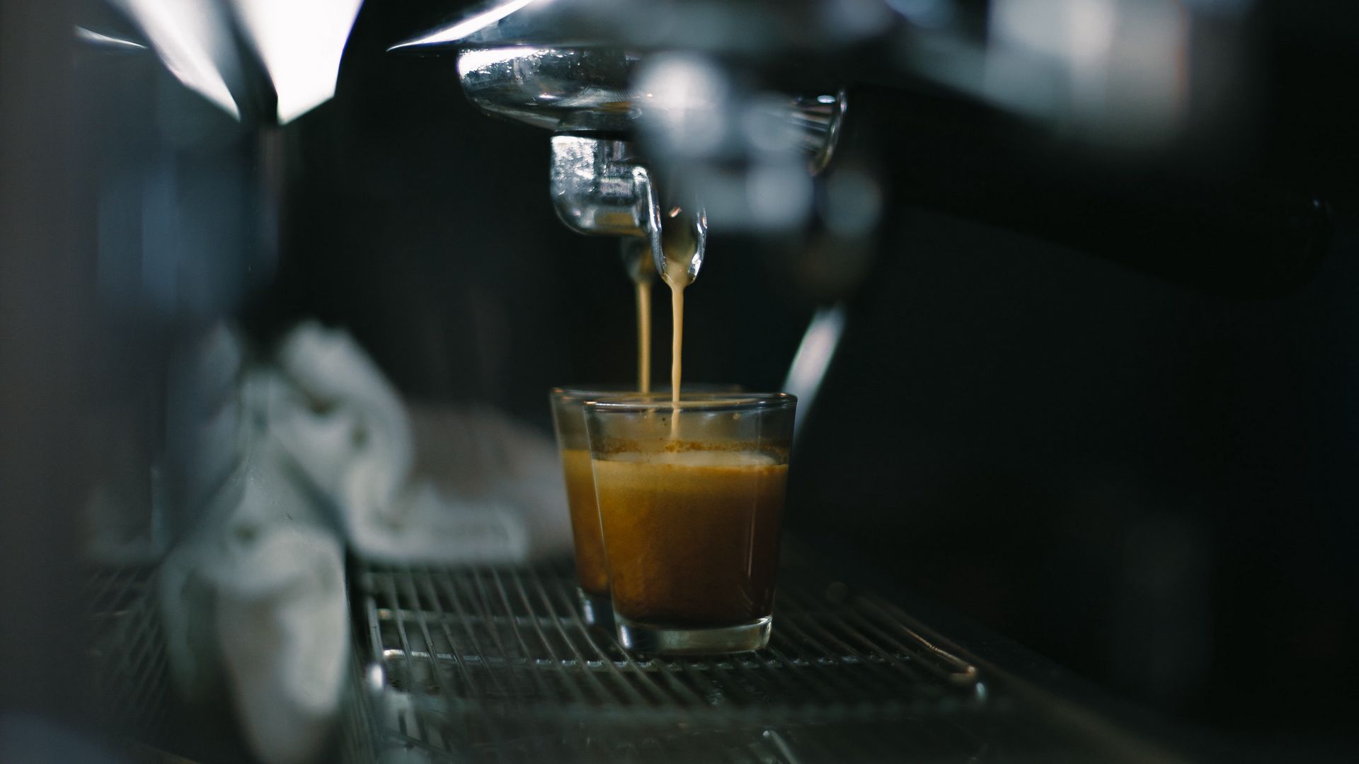 Download wallpaper 1920x1080 coffee, cup, drink, coffee machine full hd ...