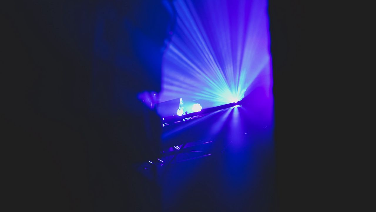Wallpaper color light, blue, light organ hd, picture, image