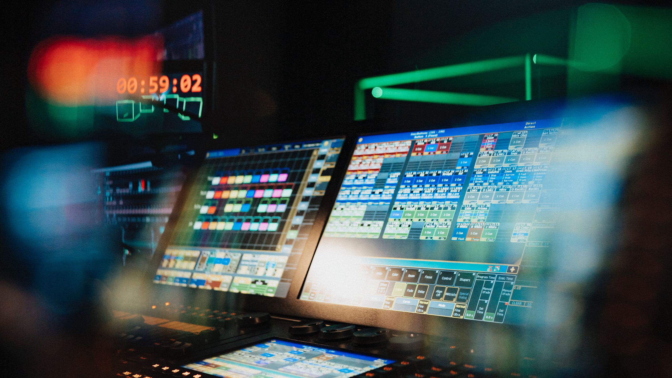 Download wallpaper 2560x1440 control panel, monitor, equipment ...