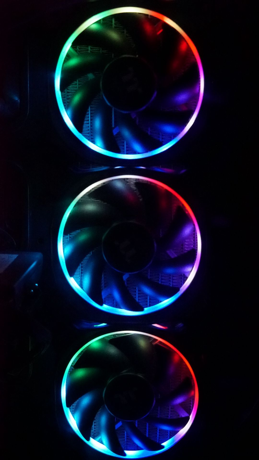Download wallpaper 1080x1920 coolers, fans, backlight, neon, dark ...