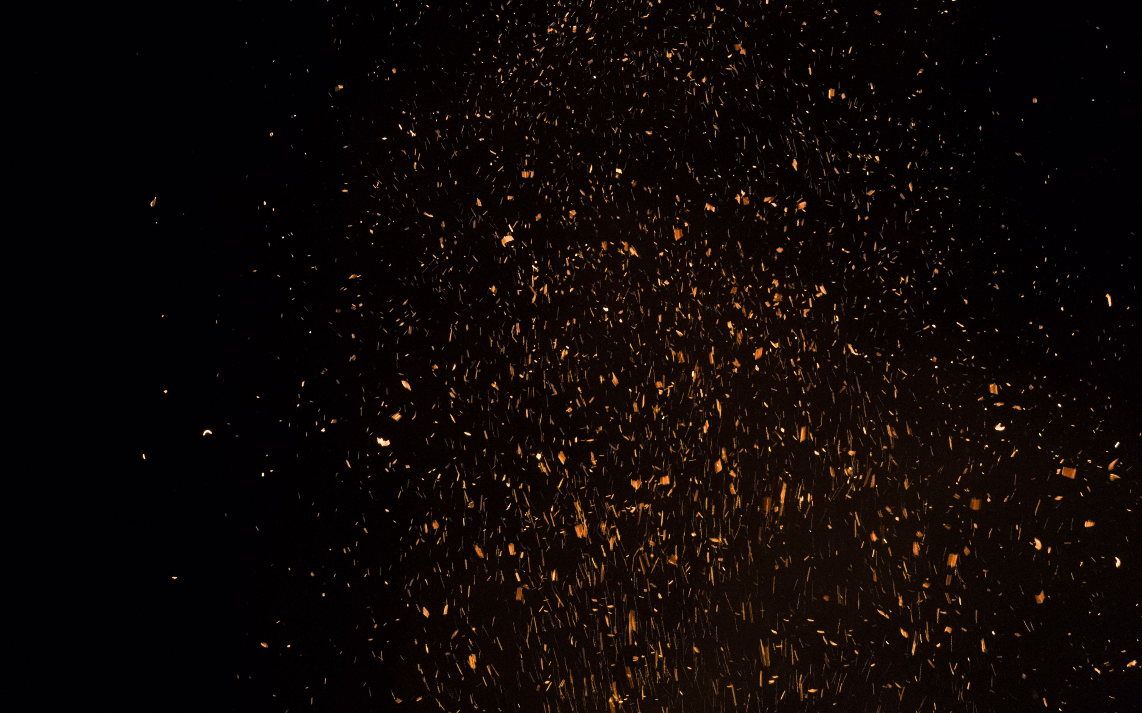 Download wallpaper 3840x2400 darkness, sparks, particles 4k ultra hd 16 ...