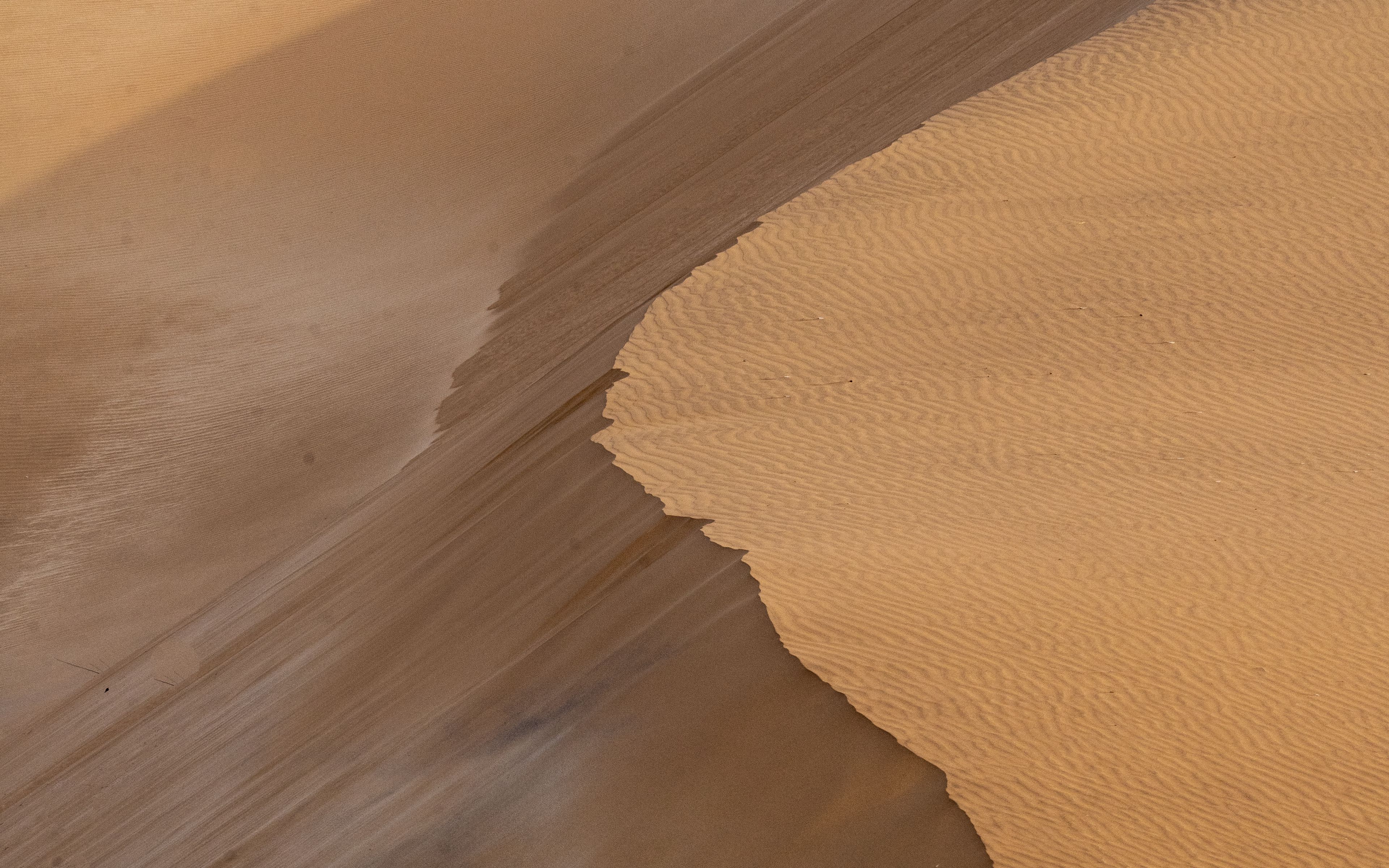 Download wallpaper 3840x2400 desert, sand, hill, slope, dunes 4k ultra ...